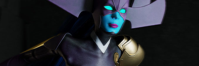 PROXIMA MIDNIGHT 3d model without rigg free VR / AR / low-poly 3D model ...