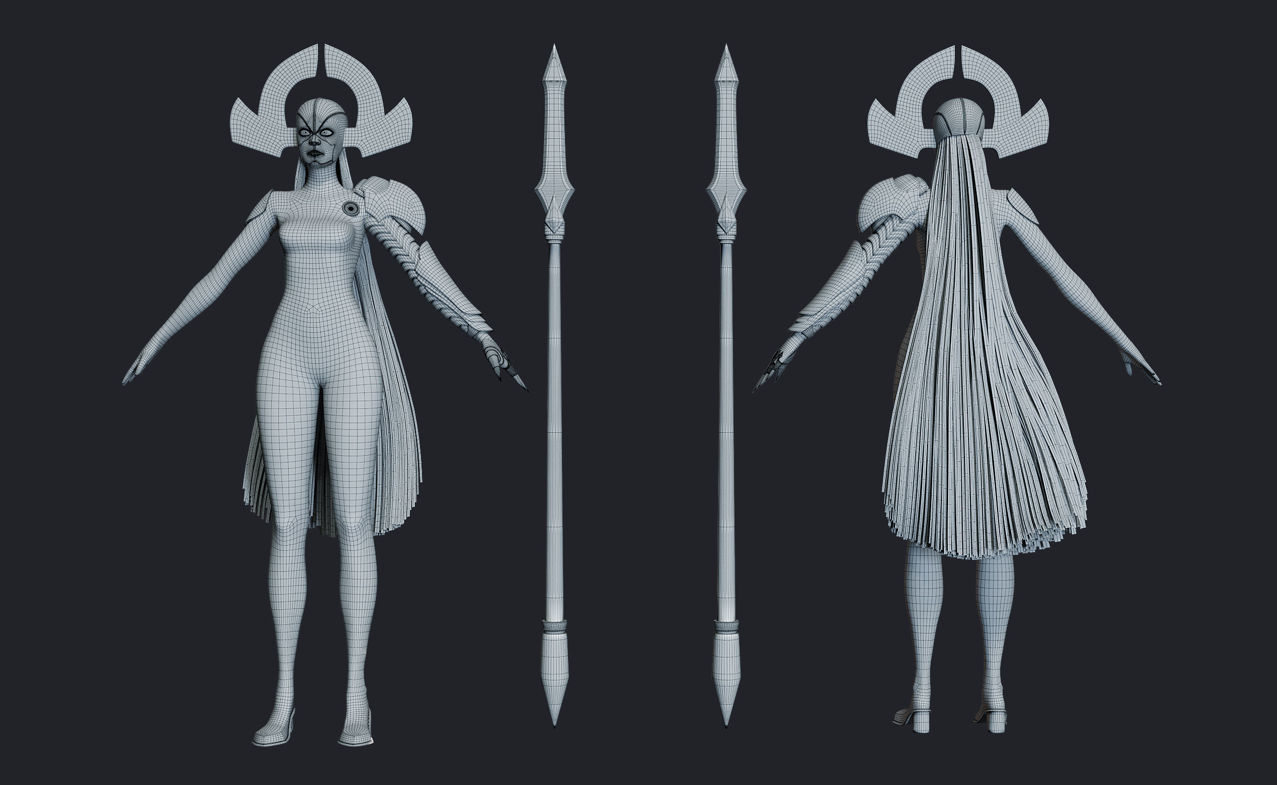 PROXIMA MIDNIGHT 3d model without rigg free VR / AR / low-poly 3D model ...