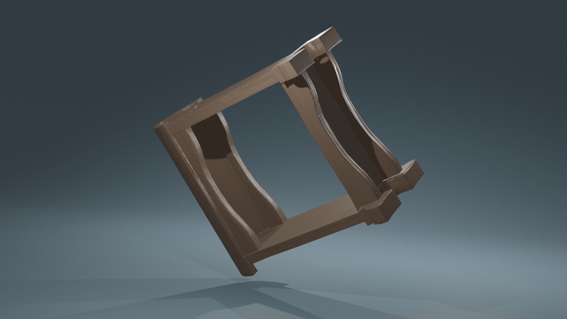High Poly Saddle Stand horse stable barn equipment for printing 3D ...