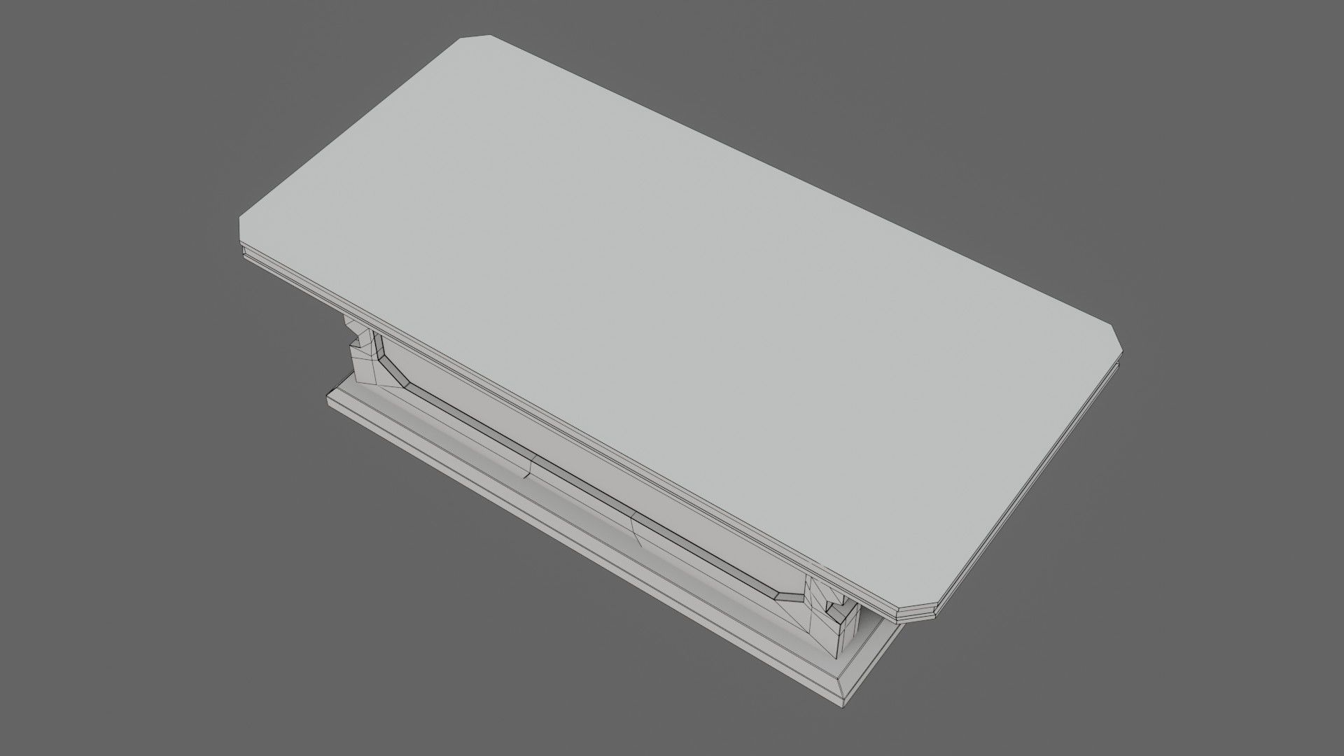 3D model Sci-Fi Work Bench - Low Poly - Game Ready - PBR VR / AR / low ...