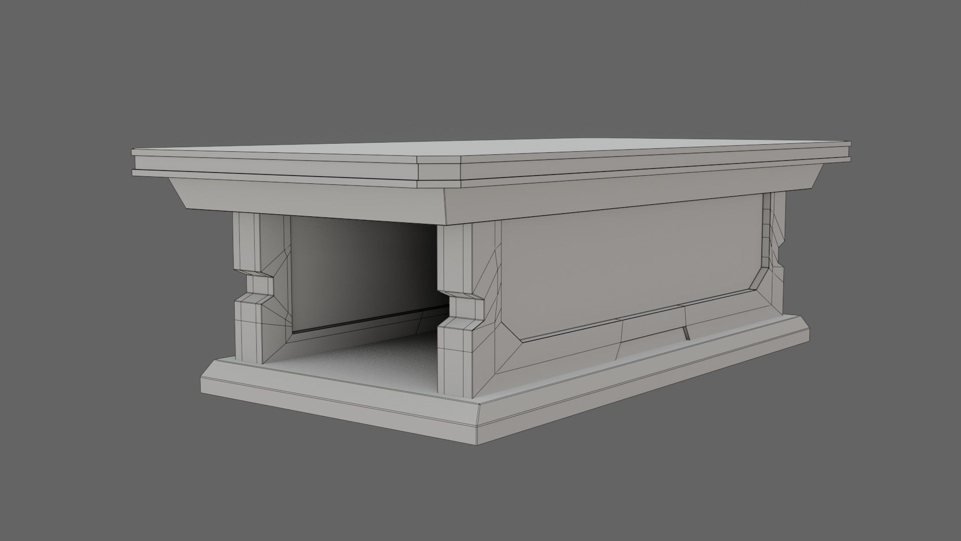 3D model Sci-Fi Work Bench - Low Poly - Game Ready - PBR VR / AR / low ...