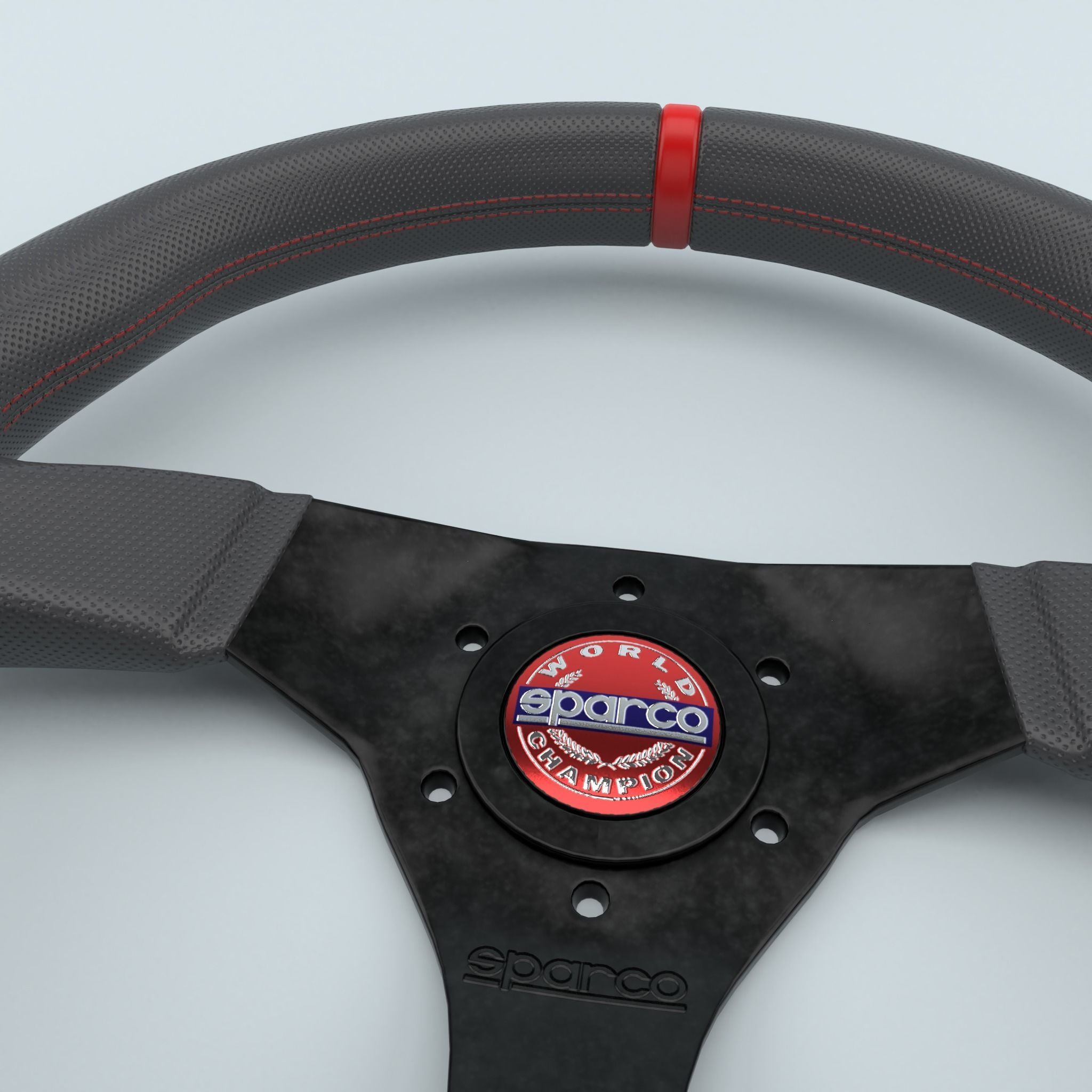 Steering Wheel Sparco R383 Champion 3D model | CGTrader