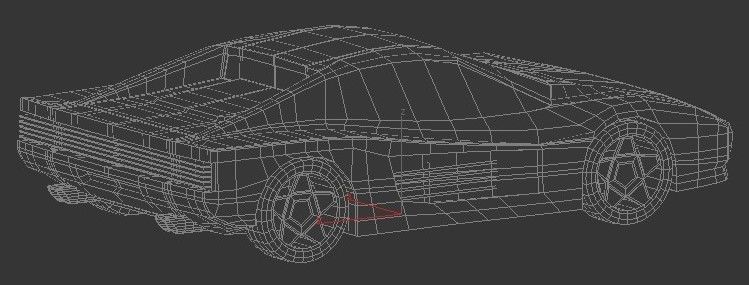 Ferrari Testarossa 3D model animated | CGTrader