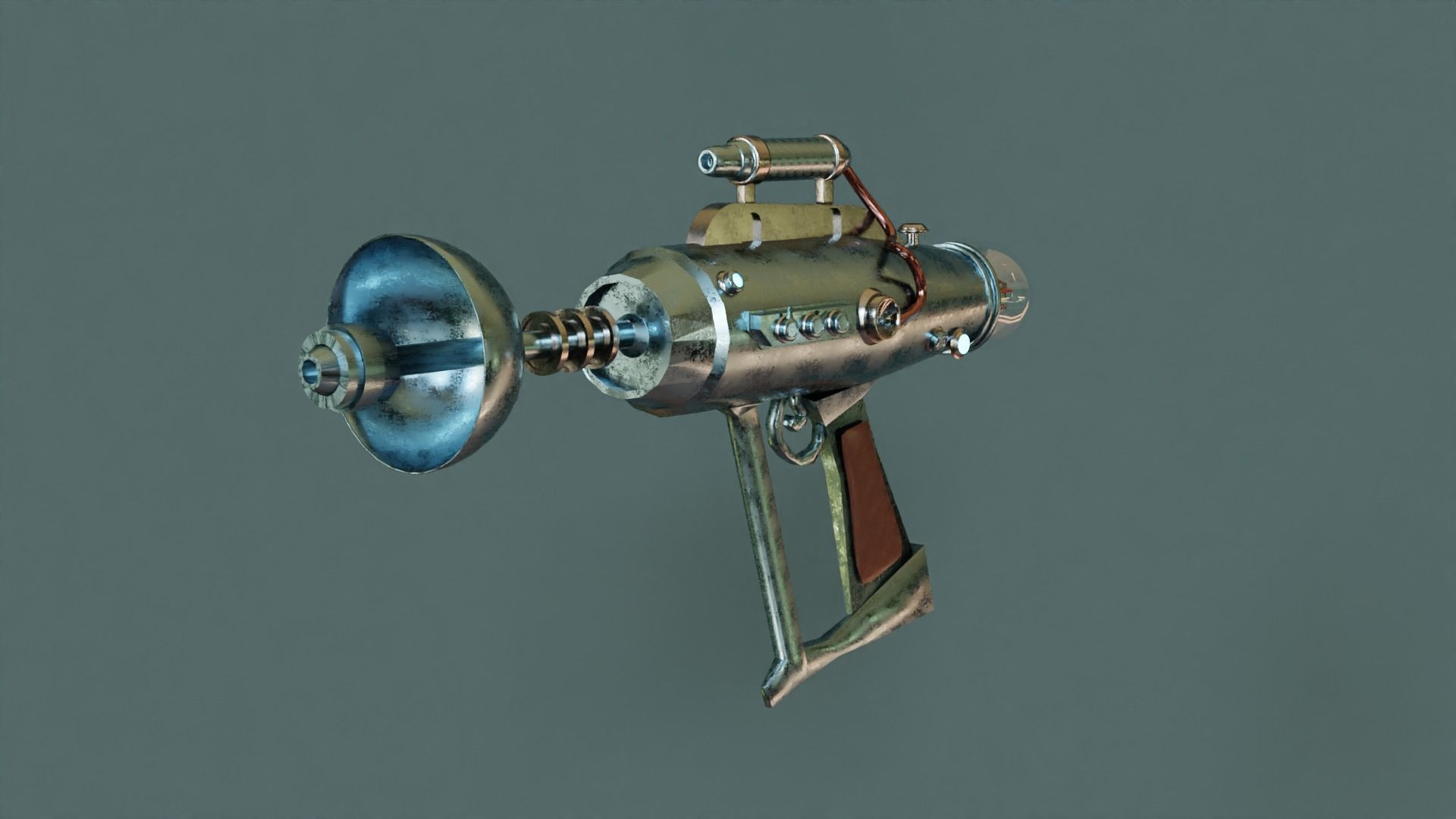 3D model raygun spacial VR / AR / low-poly | CGTrader