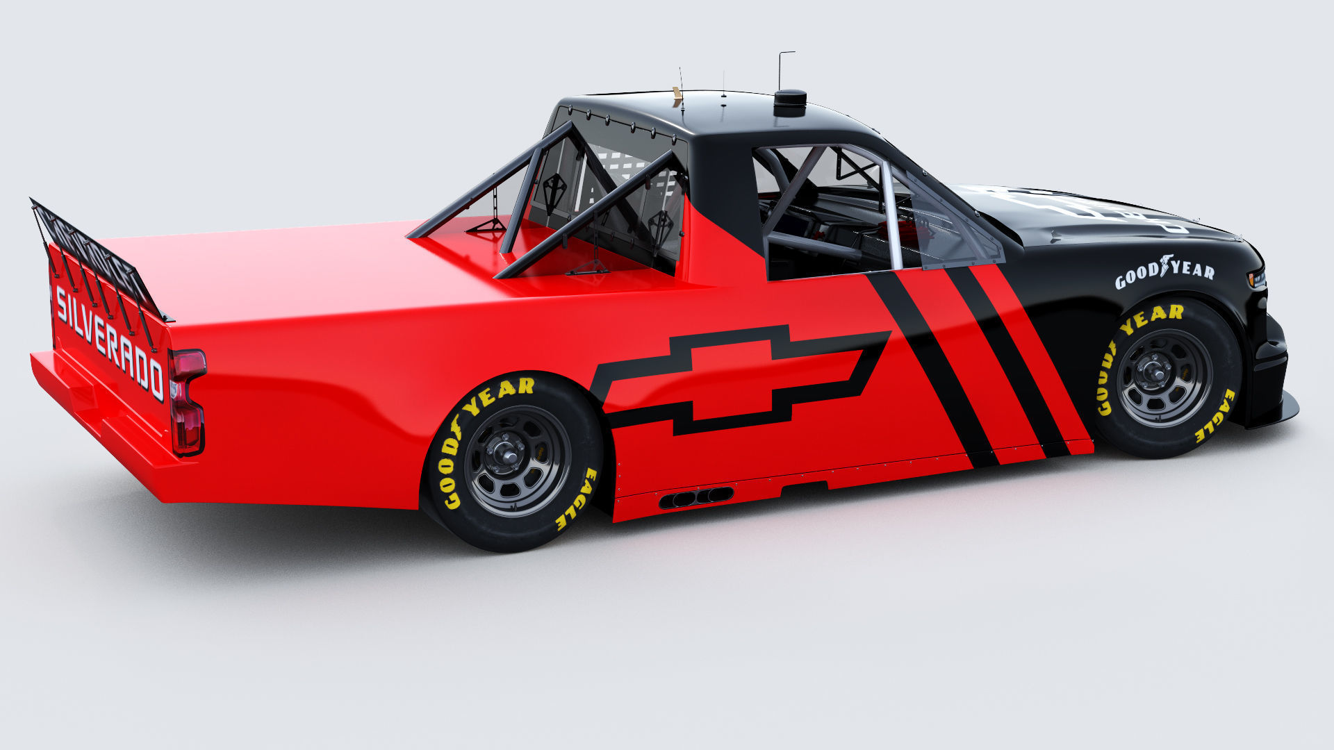 Chevrolet Silverado Nascar Trucks 2022 template 3D model | CGTrader