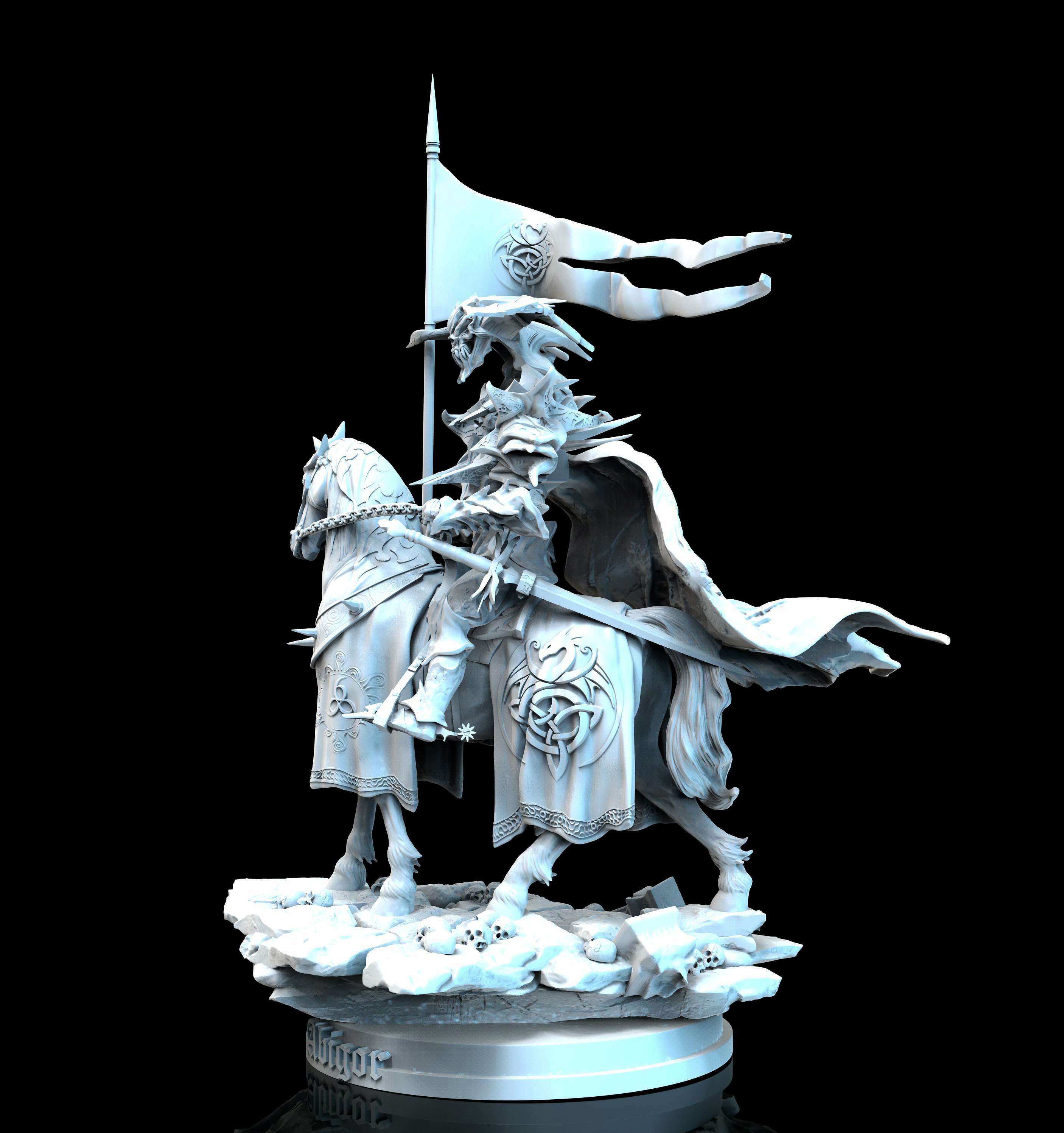 Abigor demon 3D model 3D printable | CGTrader