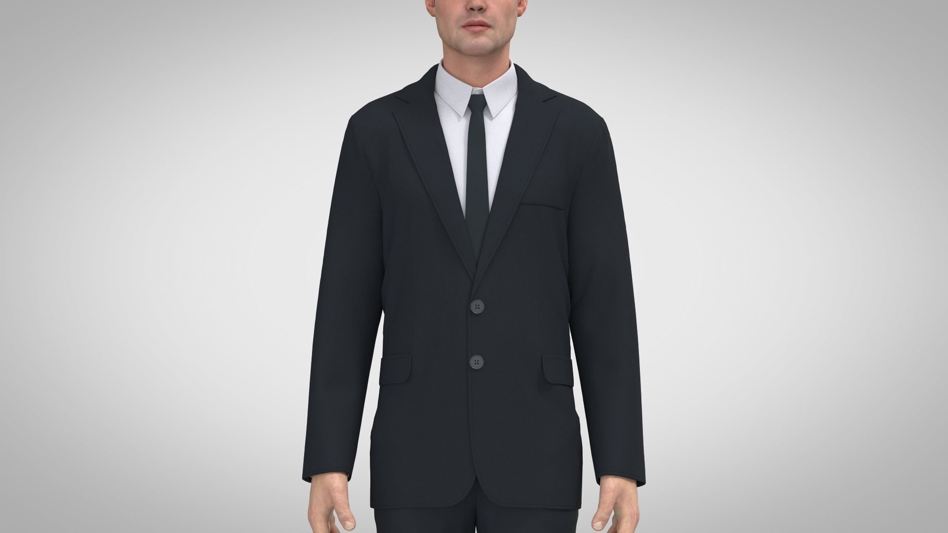 Men Suit 3D model | CGTrader