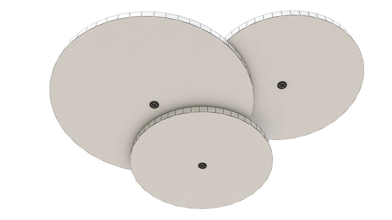 Round suspended ceiling 3D model | CGTrader