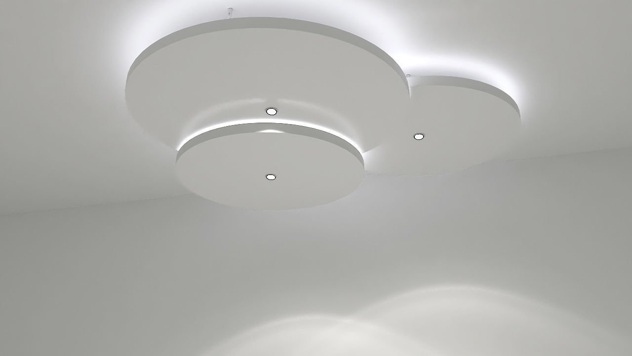 Round suspended ceiling 3D model | CGTrader