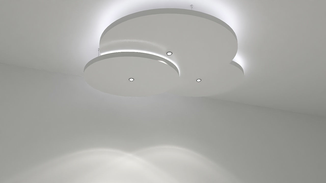 Round suspended ceiling 3D model | CGTrader