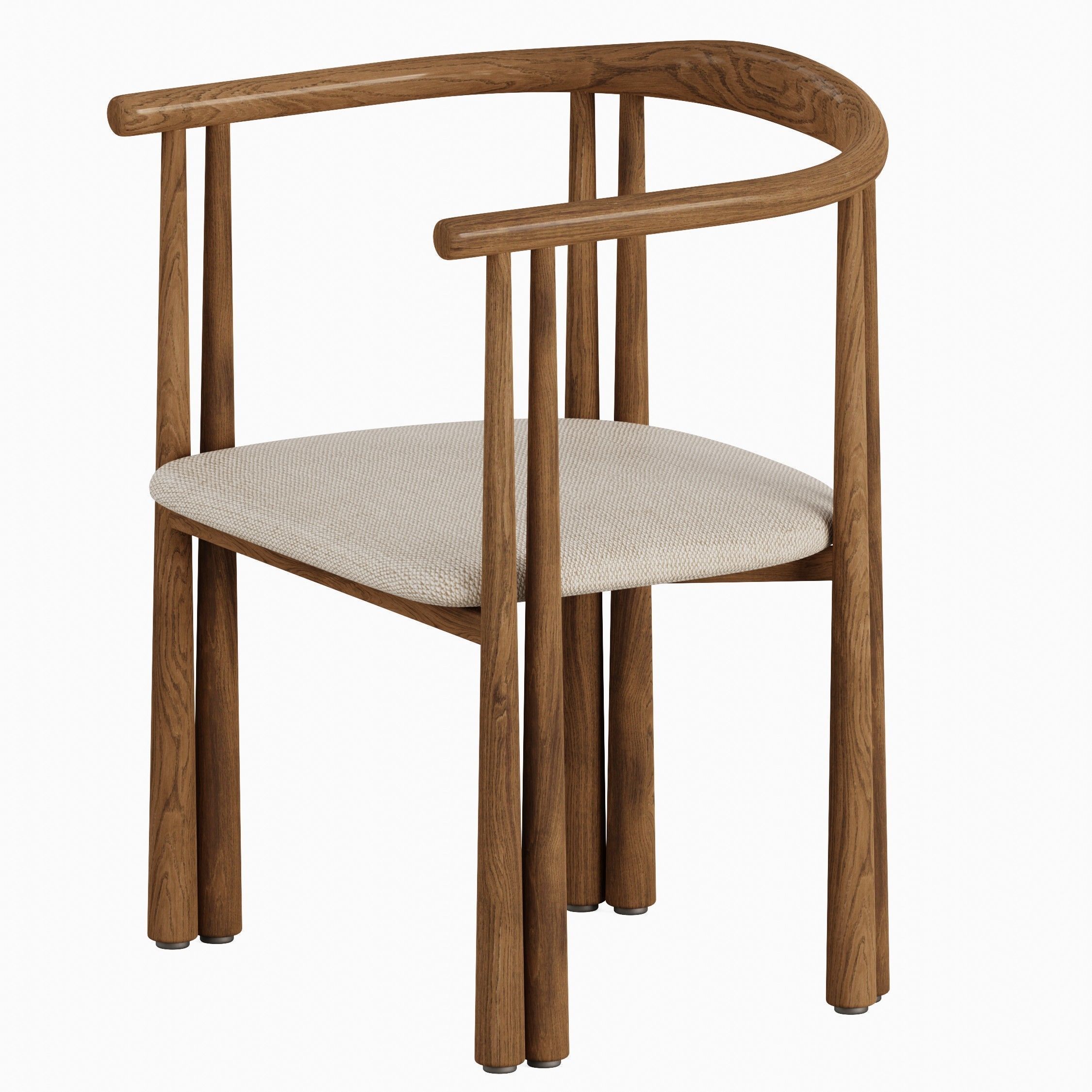 3D model Elliot dining chair VR / AR / low-poly | CGTrader