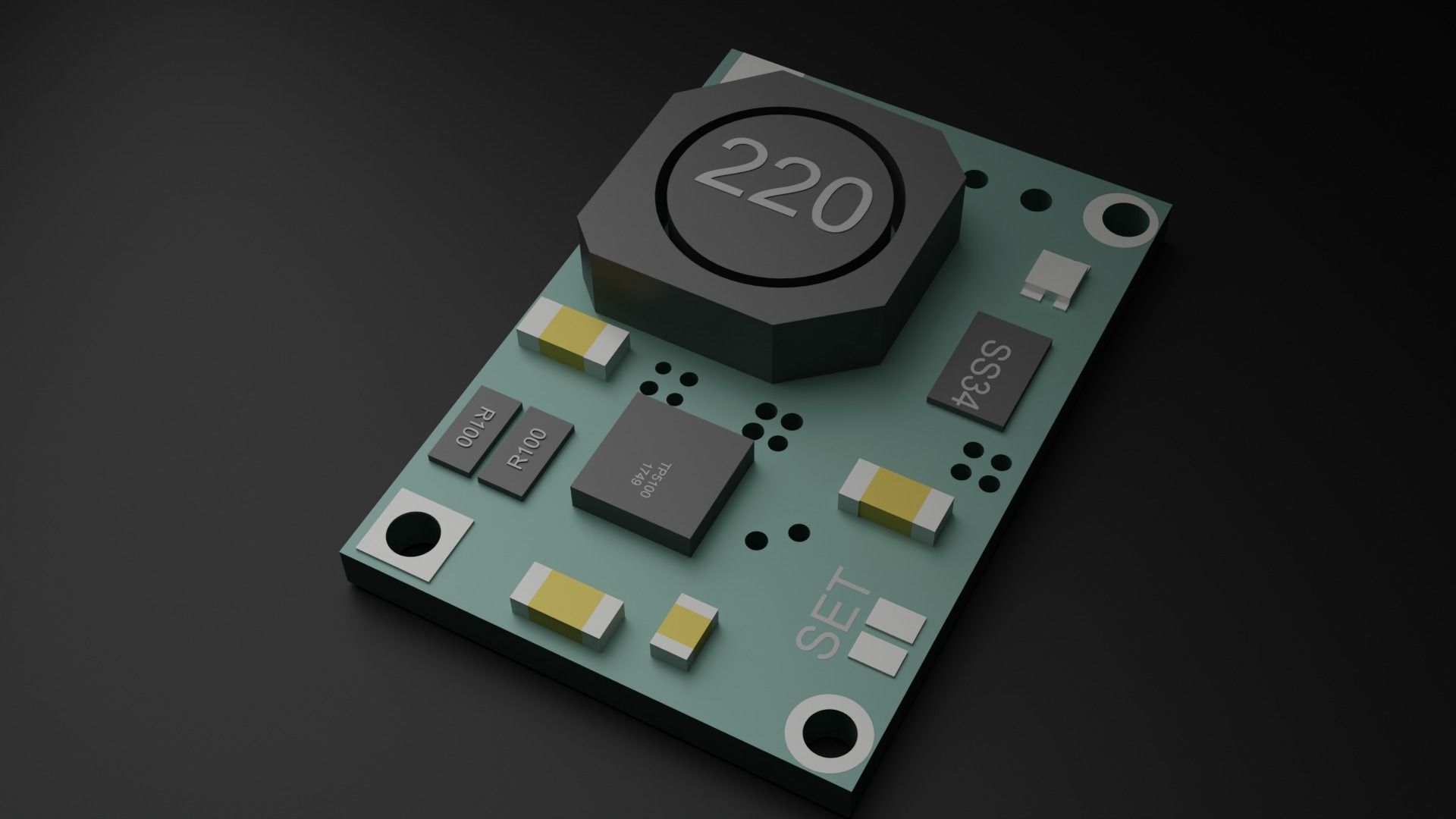 TP5100 MODULE CAD MODEL 3D model | CGTrader