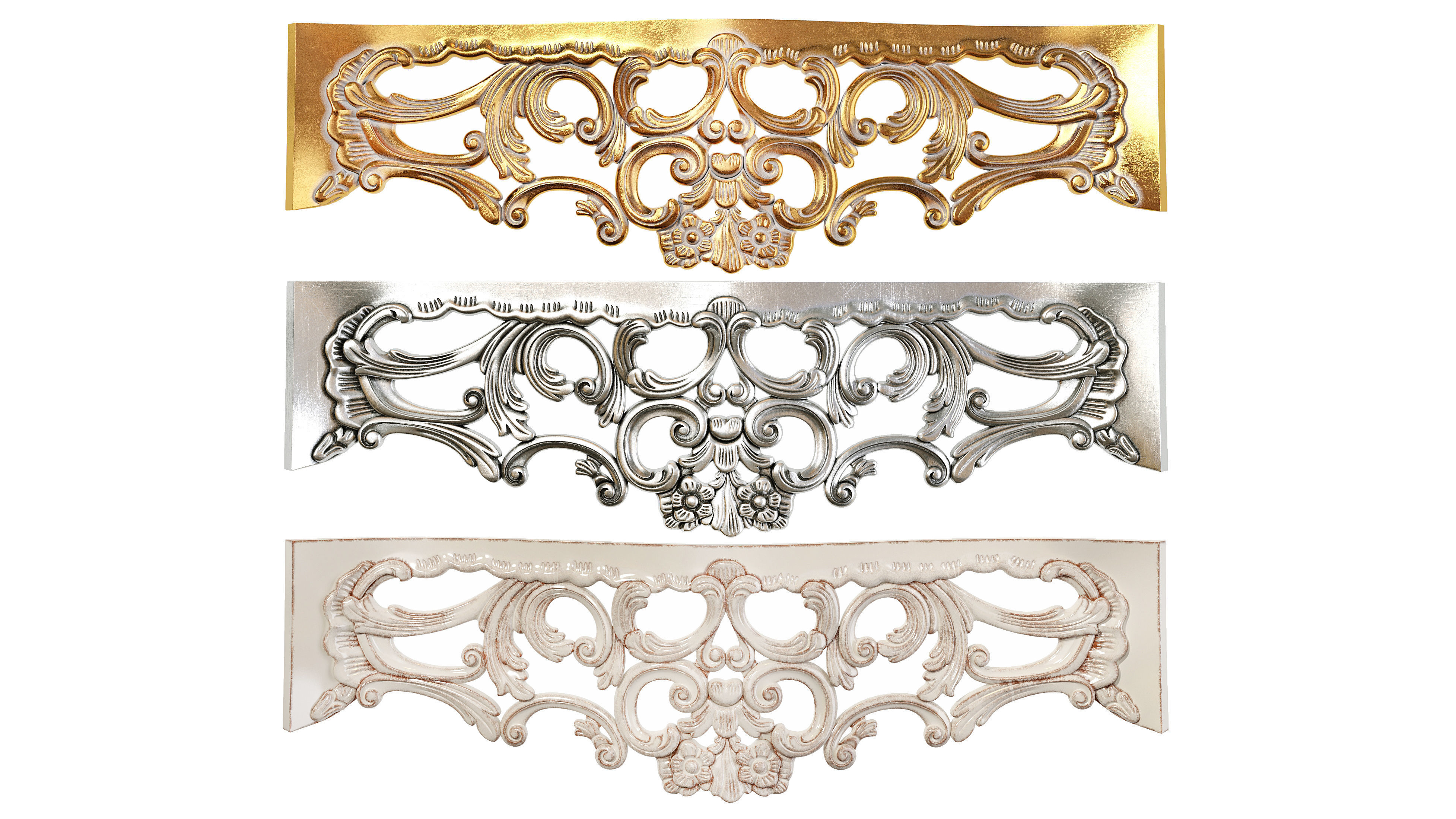 Classic carved 165 3D model | CGTrader