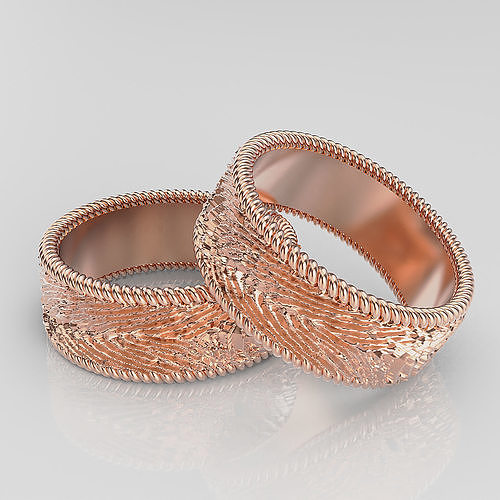 Wedding Band 3D model 3D printable | CGTrader