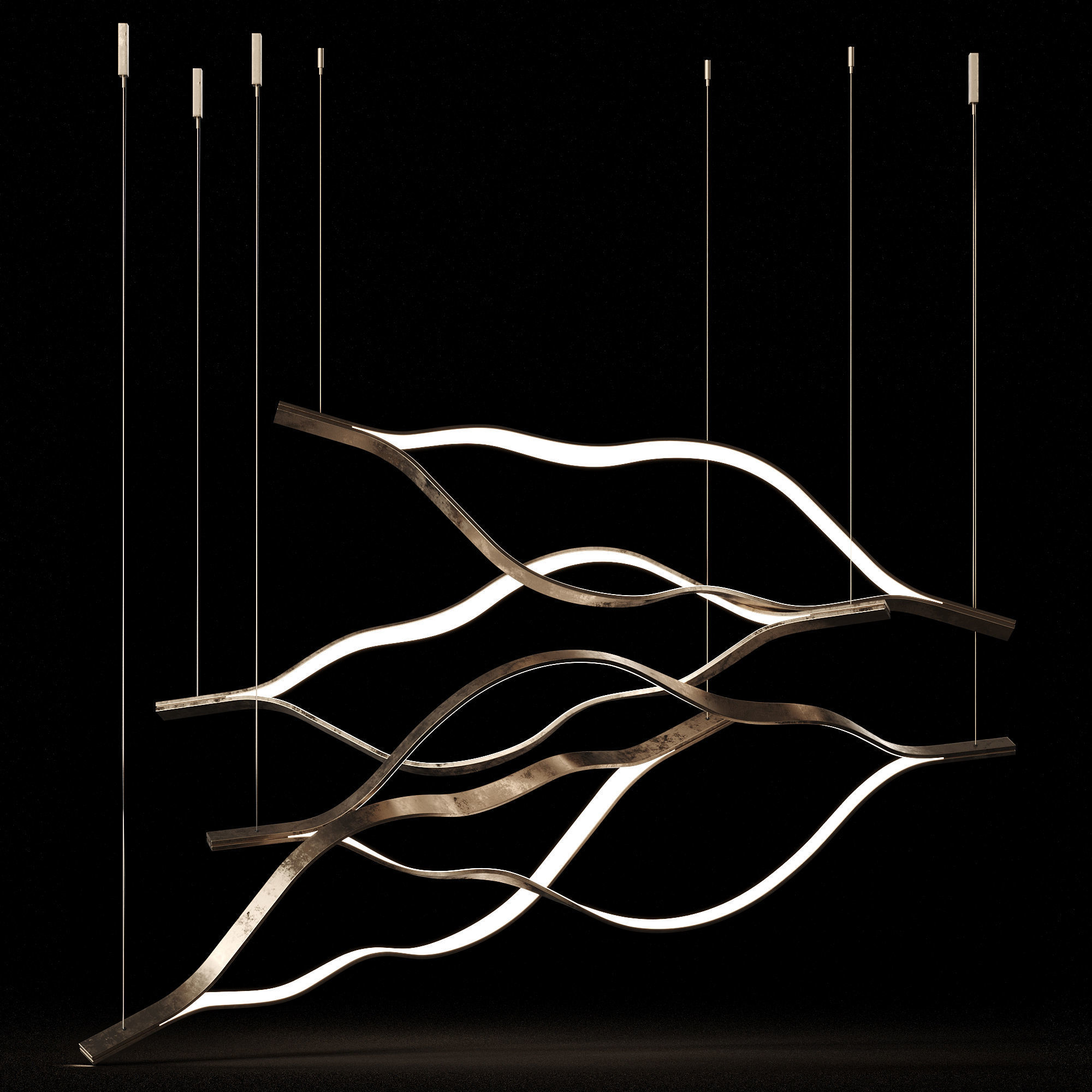 HENGE07 TAPE LIGHT LEAF 3D model | CGTrader