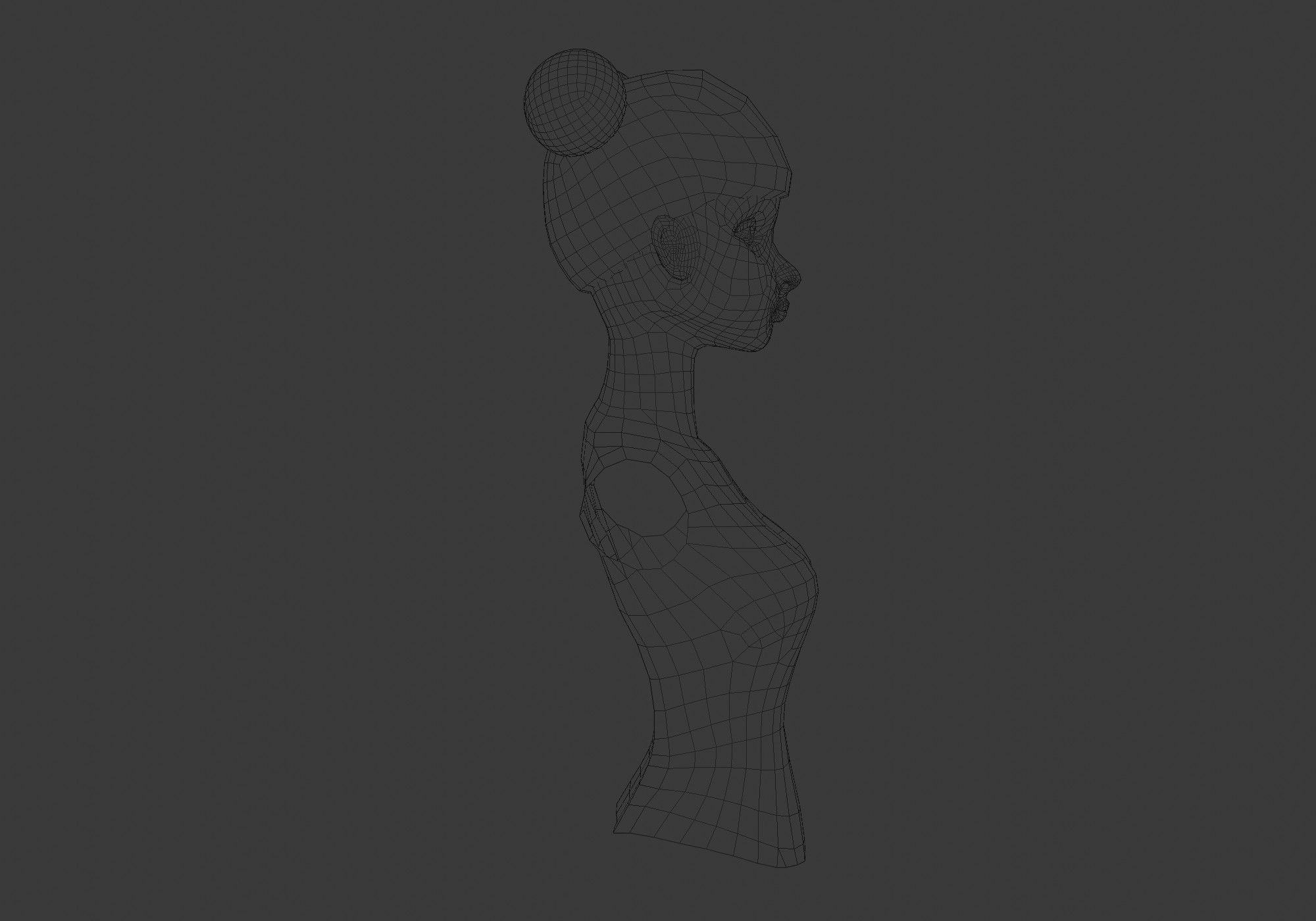 bangs cartoon hairstyle 3D model | CGTrader
