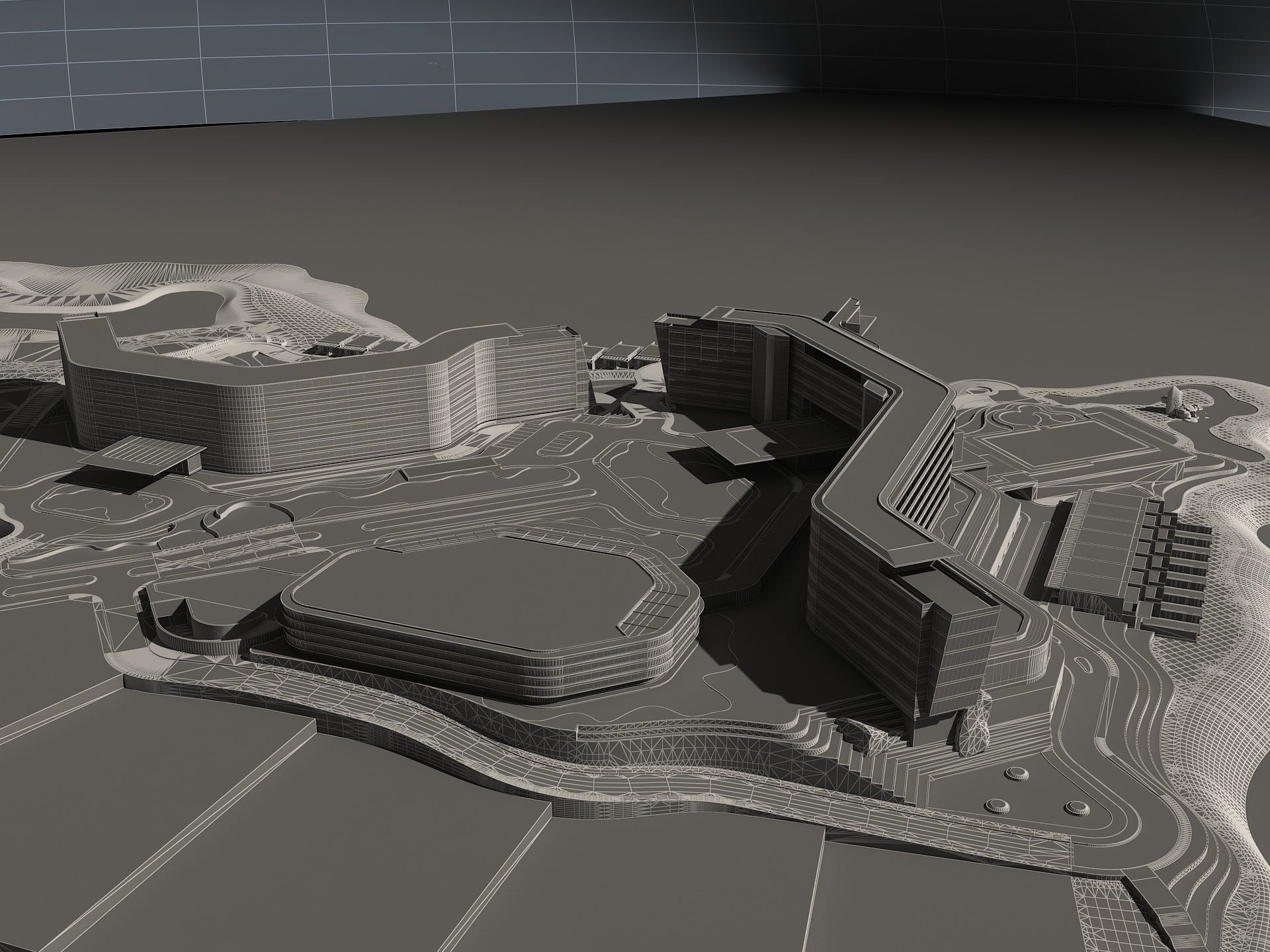 Beachfront Hotel 1 3D model | CGTrader