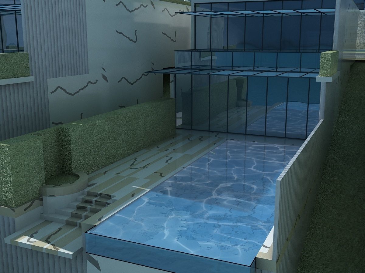 Beachfront Hotel 1 3D model | CGTrader