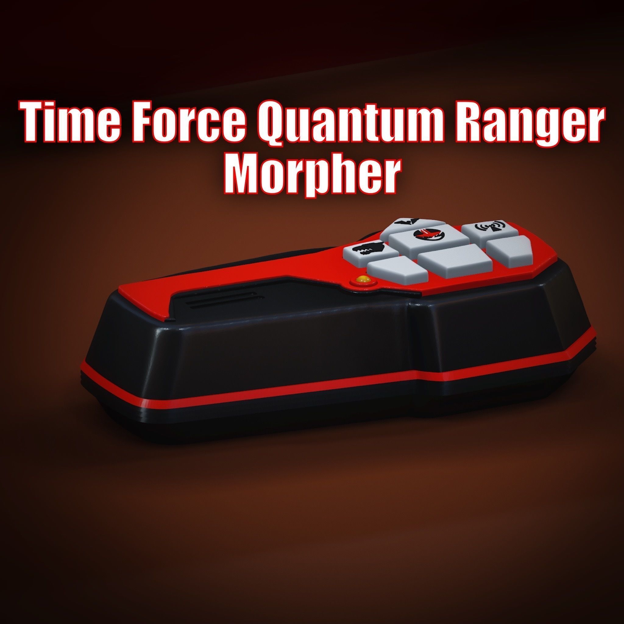 Power Rangers Time Force Morpher Quantum Ranger 3D model 3D printable ...