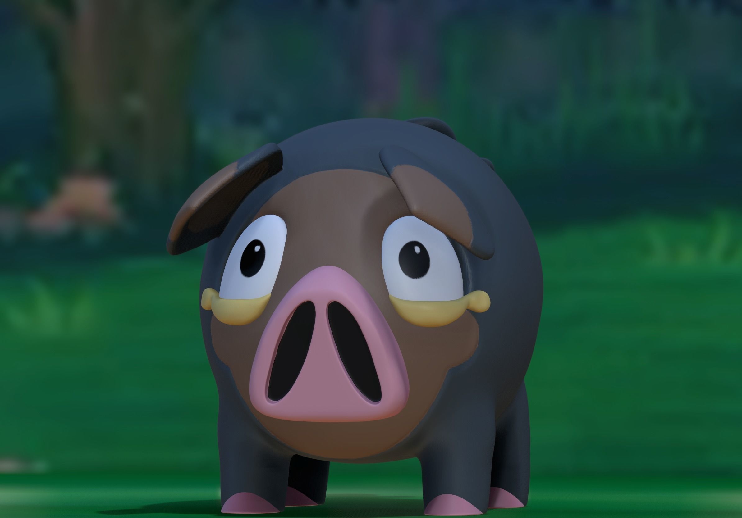 Lechonk Pokemon Figurine 3D model 3D printable | CGTrader