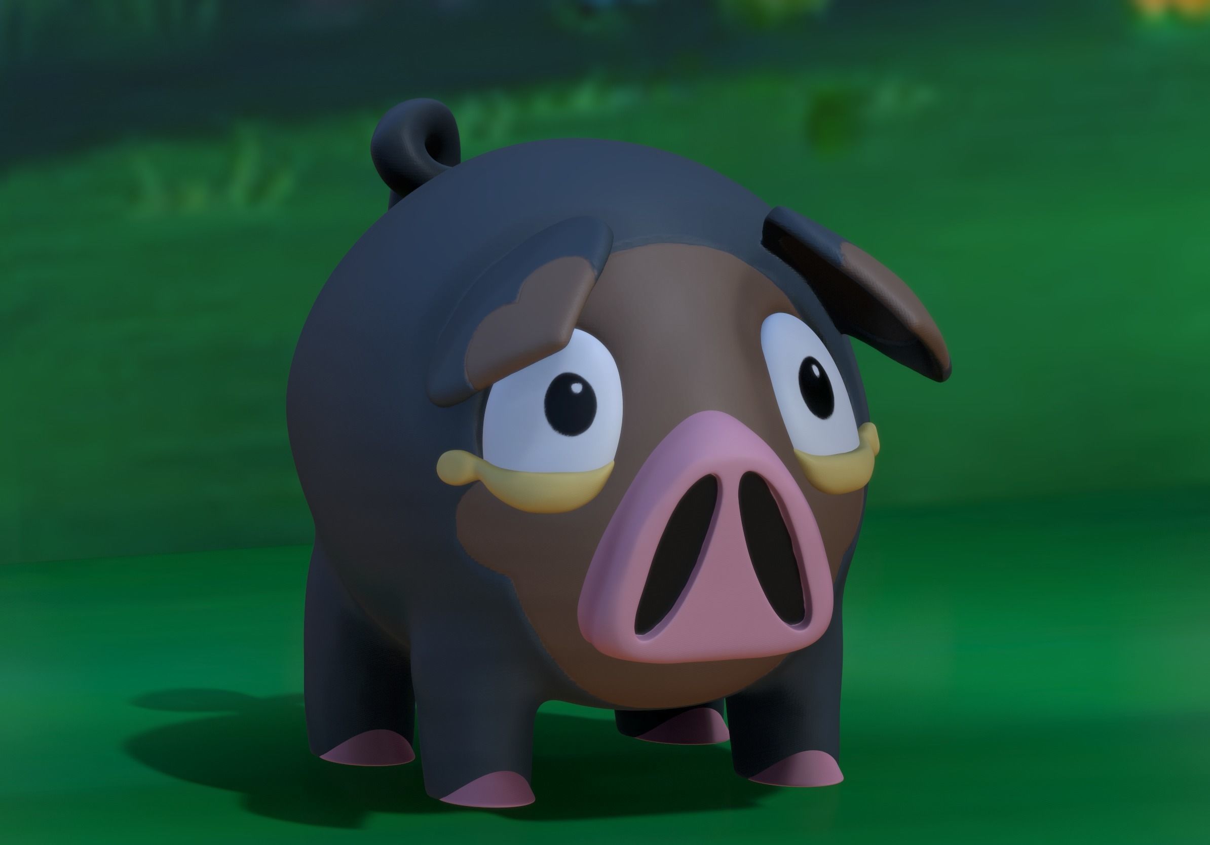 Lechonk Pokemon Figurine 3D model 3D printable | CGTrader