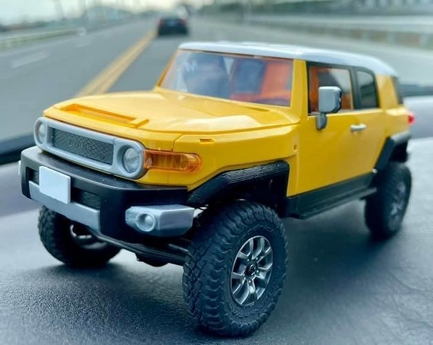 BODY MOUNT OF FUJIMI FJ CRUISER FOR KYOSHO 4X4 3D model 3D printable ...