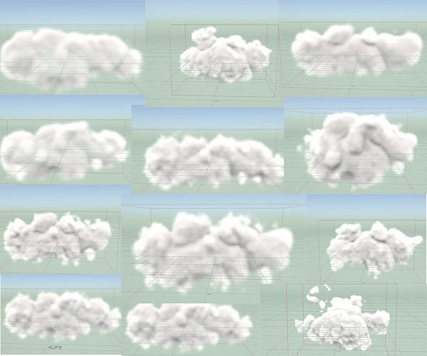 Original static volume cloud file VDB format 3D model | CGTrader