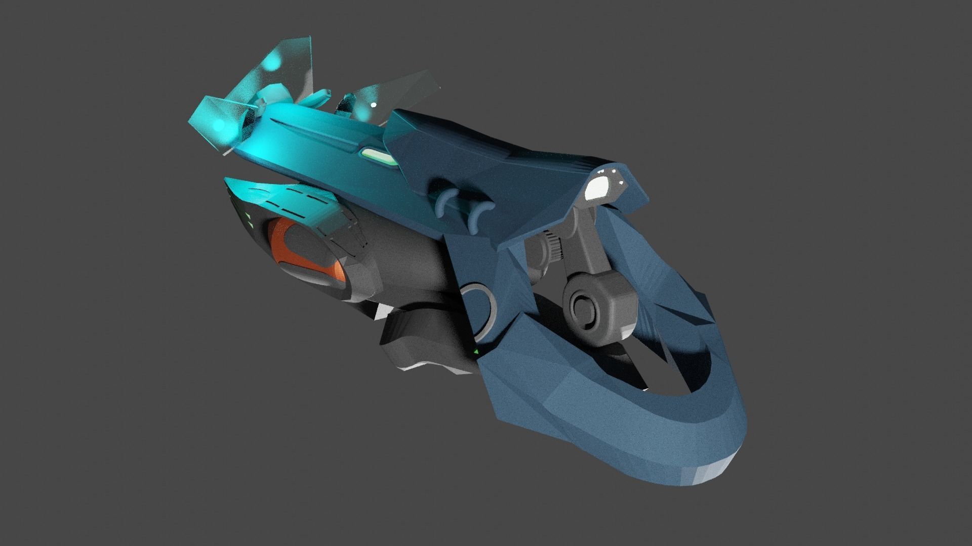 Halo - Plasma turret - Type-52 Directed Energy Support Weapon 3D model ...