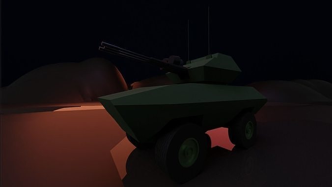 BOV-3 armoured vehicle 3D model | CGTrader
