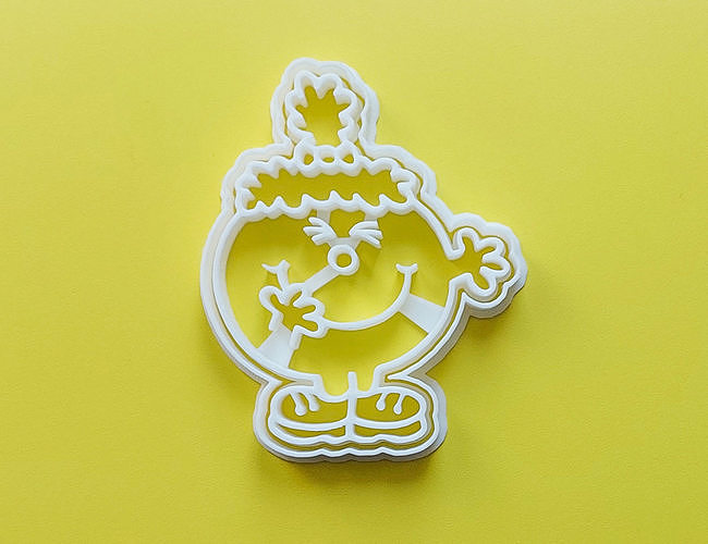 Little Miss BUSY-BODY Cookie Cutter 3D model 3D printable | CGTrader