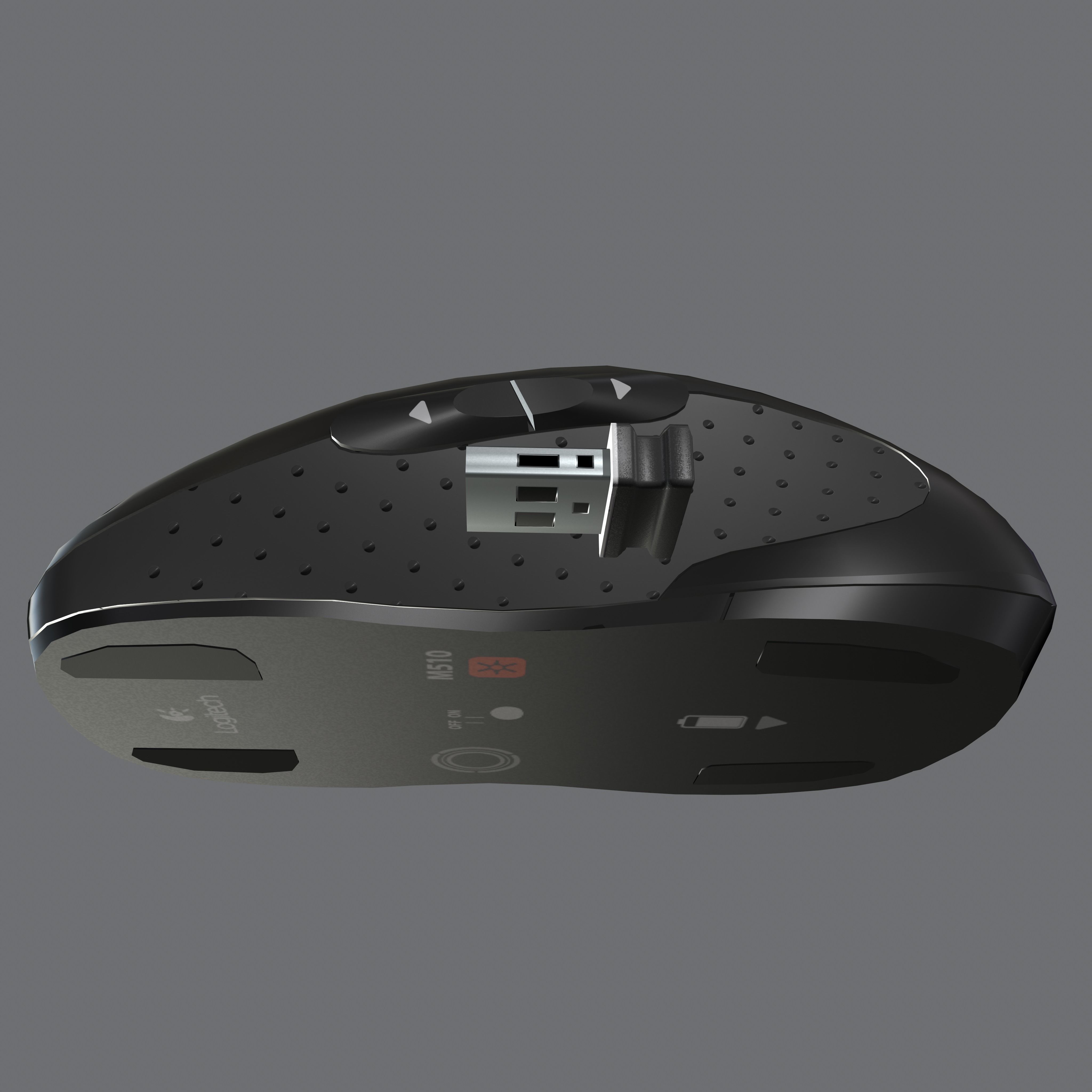 3D model Logitech M510 Wireless Mouse VR / AR / low-poly | CGTrader