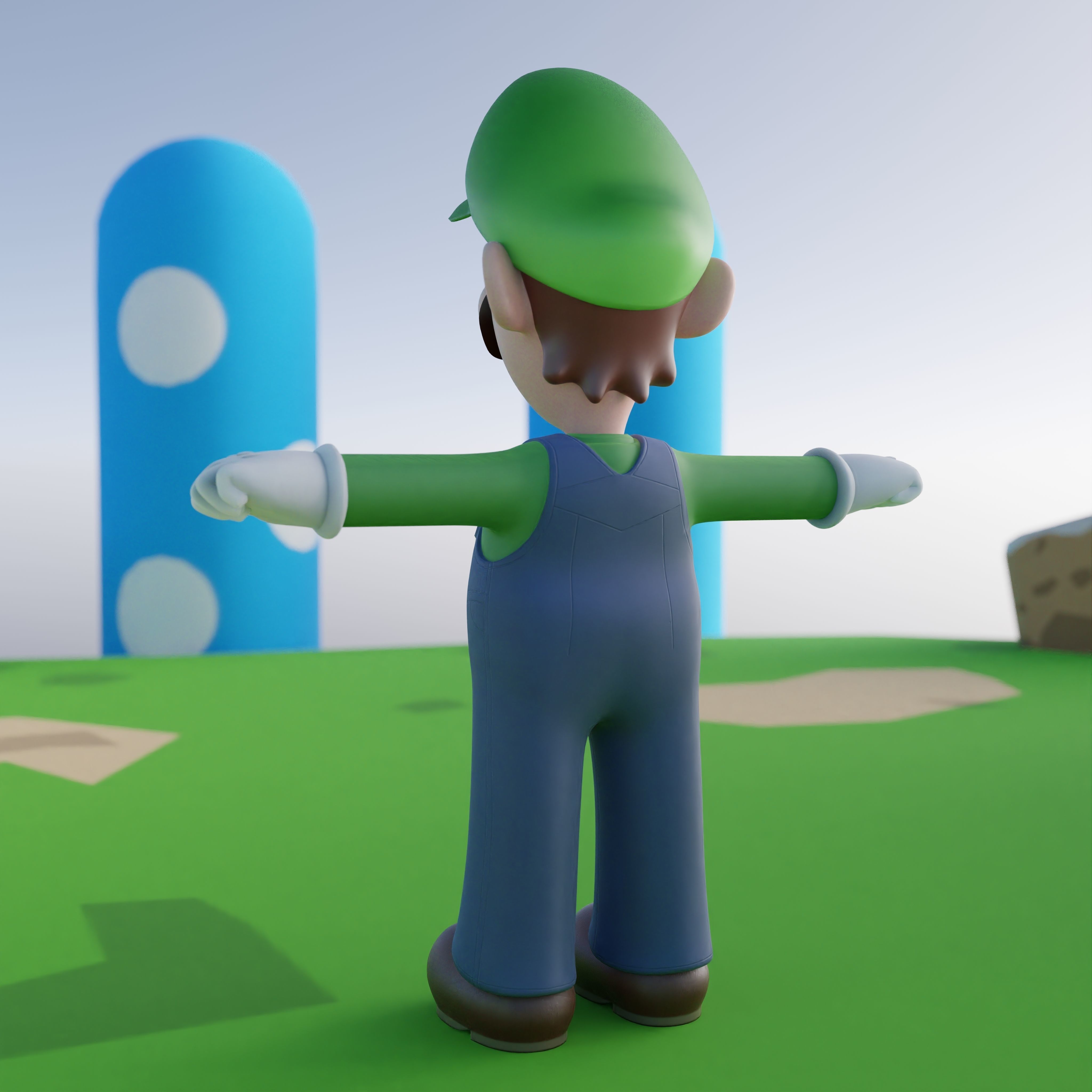 3D model Luigi Rigged PBR VR / AR / low-poly | CGTrader