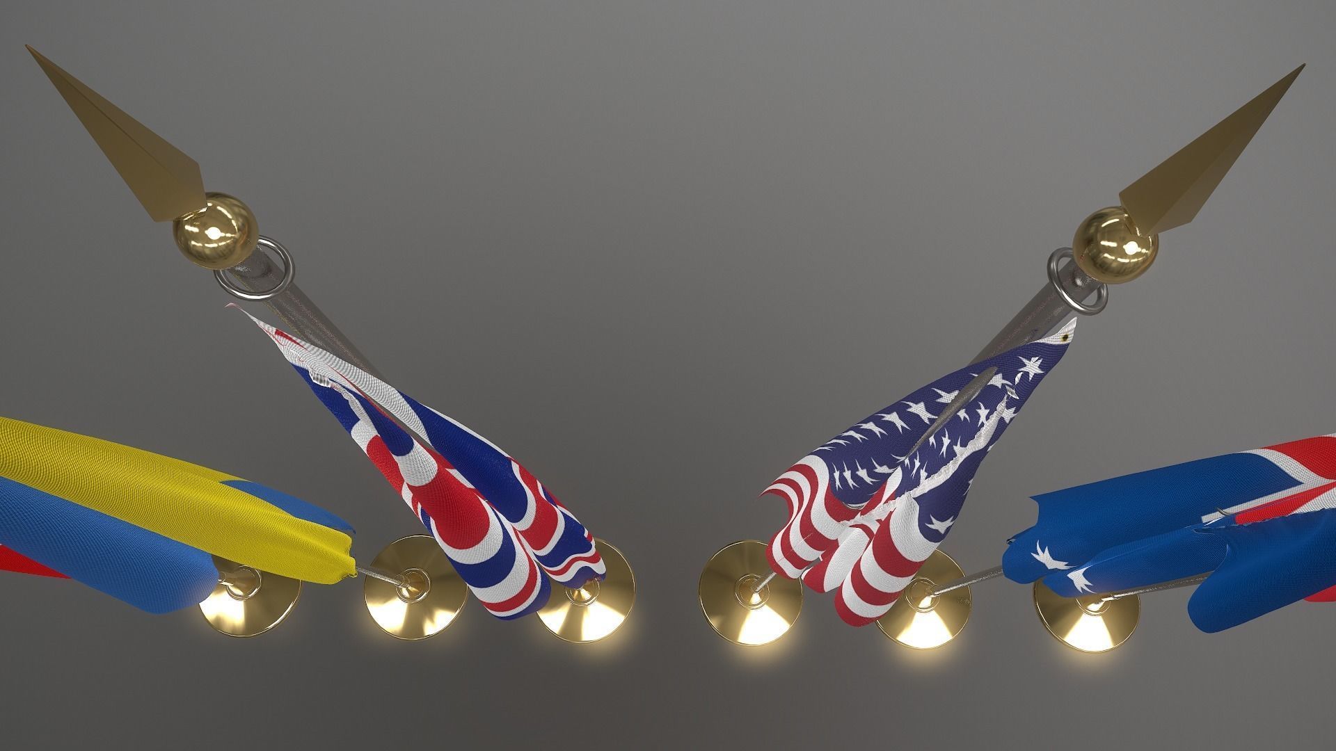 Set of 500 flag Texture | CGTrader