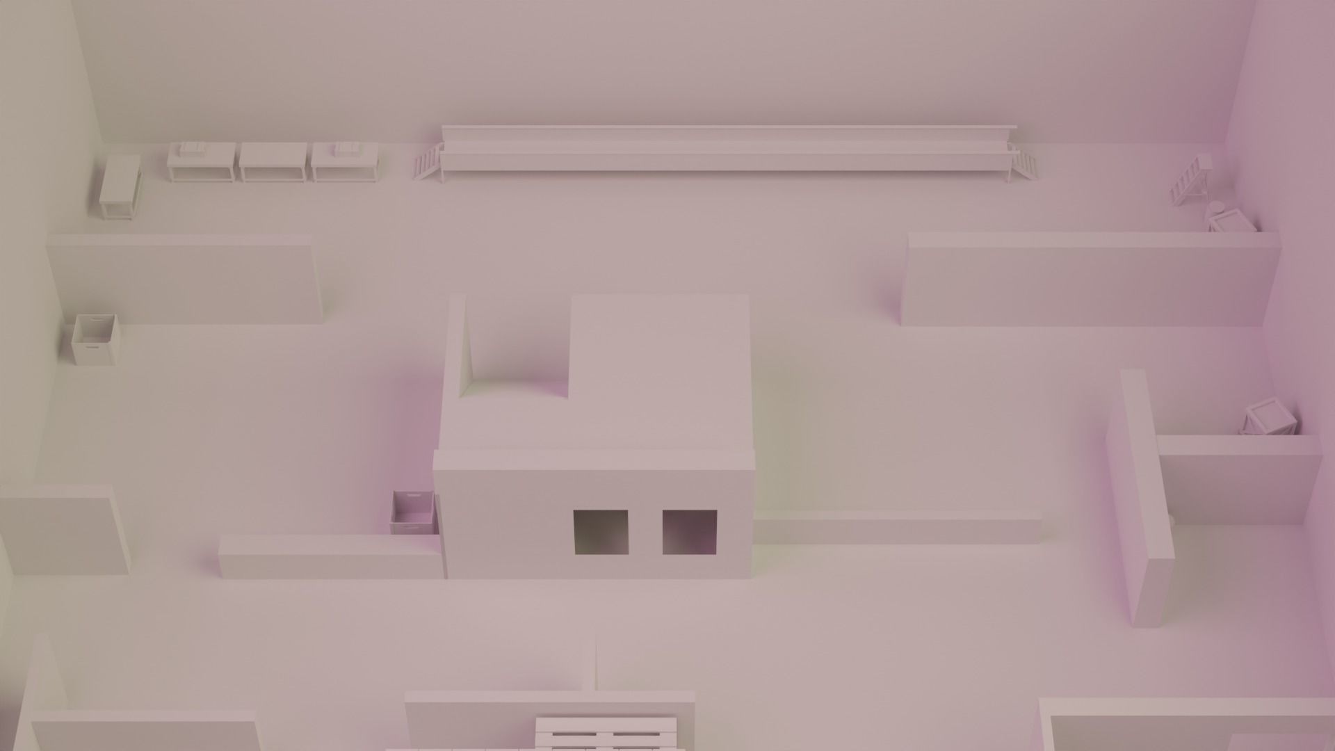 Call of Duty Killhouse Map free VR / AR / low-poly 3D model animated ...