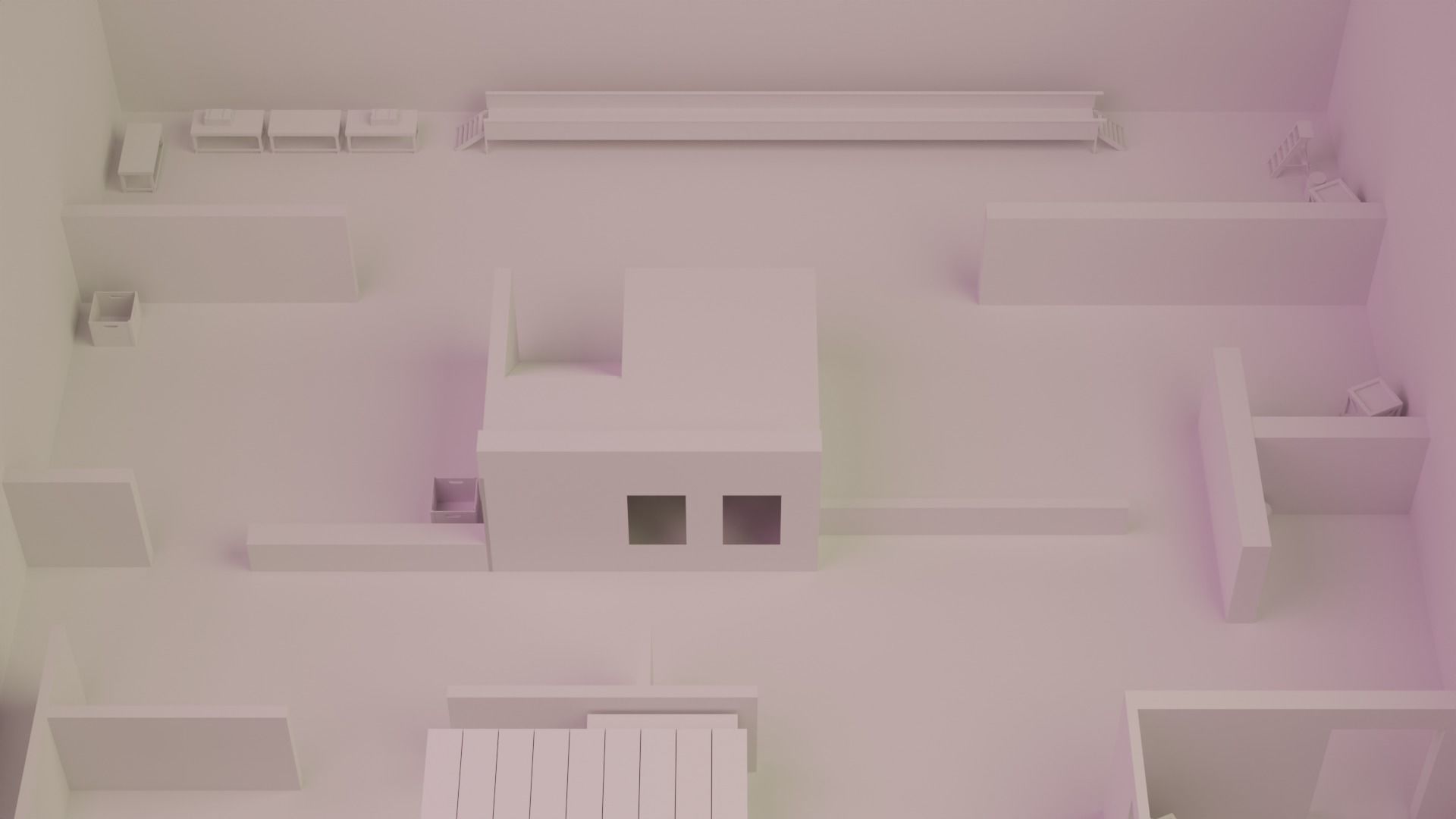 Call of Duty Killhouse Map free VR / AR / low-poly 3D model animated ...