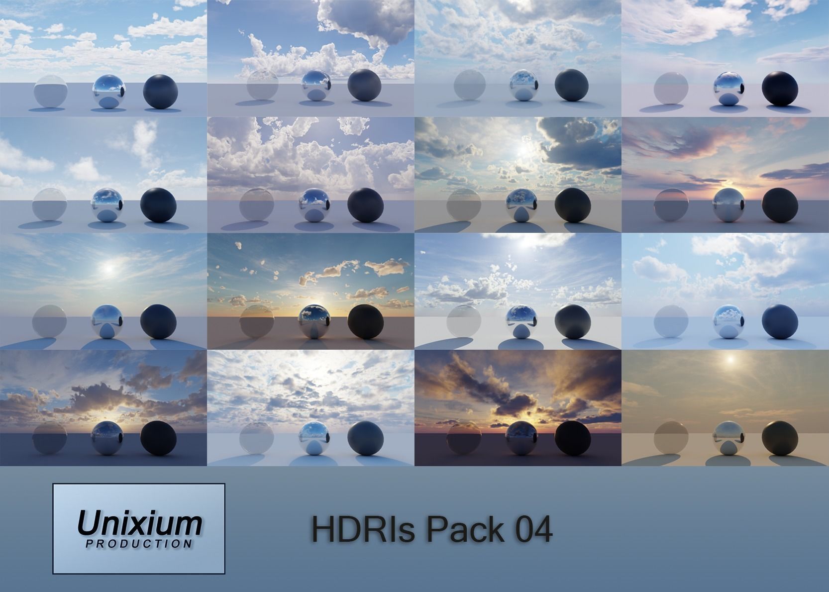 Texture HDRI Skies 12K PACK 04 VR / AR / low-poly | CGTrader