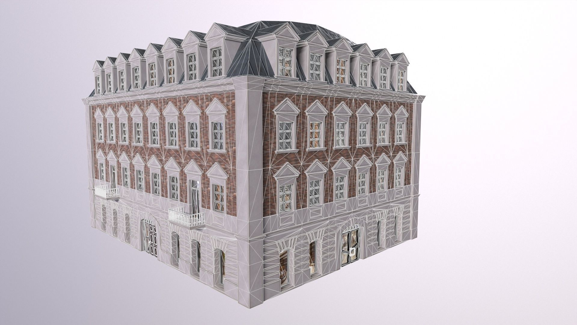 Low Poly PBR City House VR free VR / AR / low-poly 3D model | CGTrader