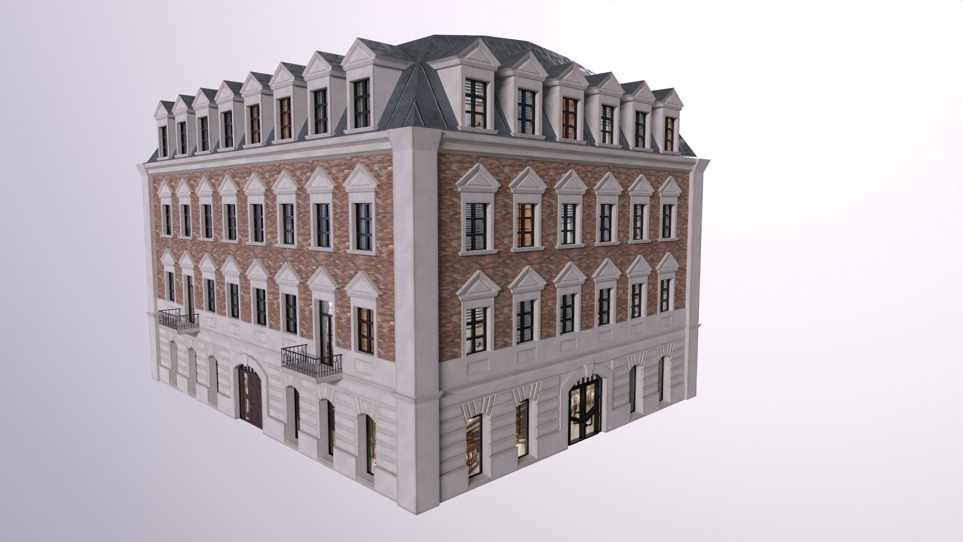 Low Poly PBR City House VR free VR / AR / low-poly 3D model | CGTrader