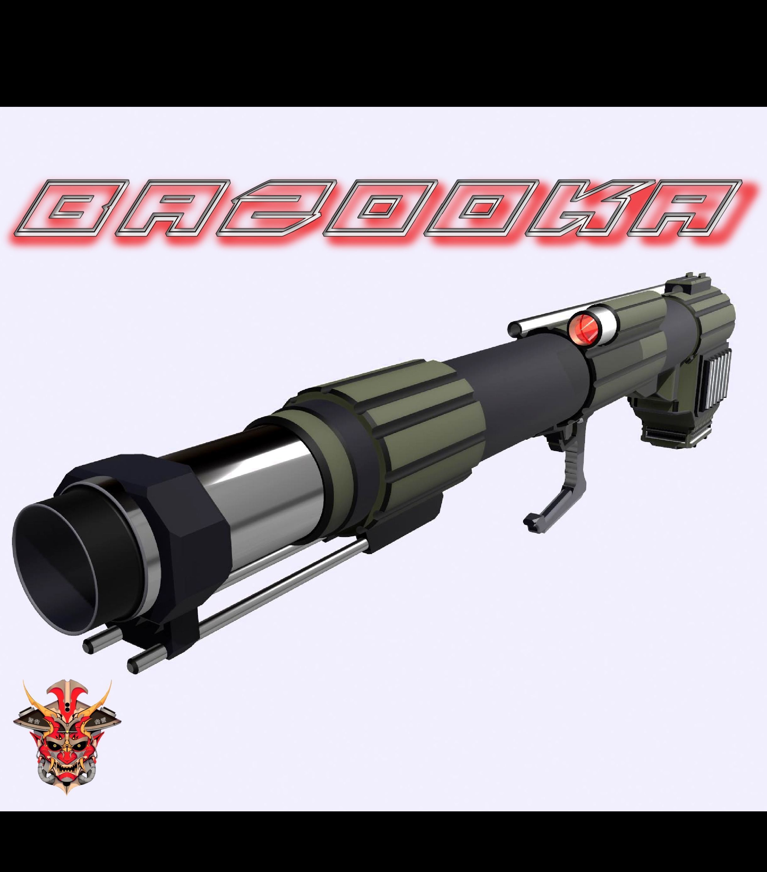 Gundam Bazooka 3D model 3D printable | CGTrader