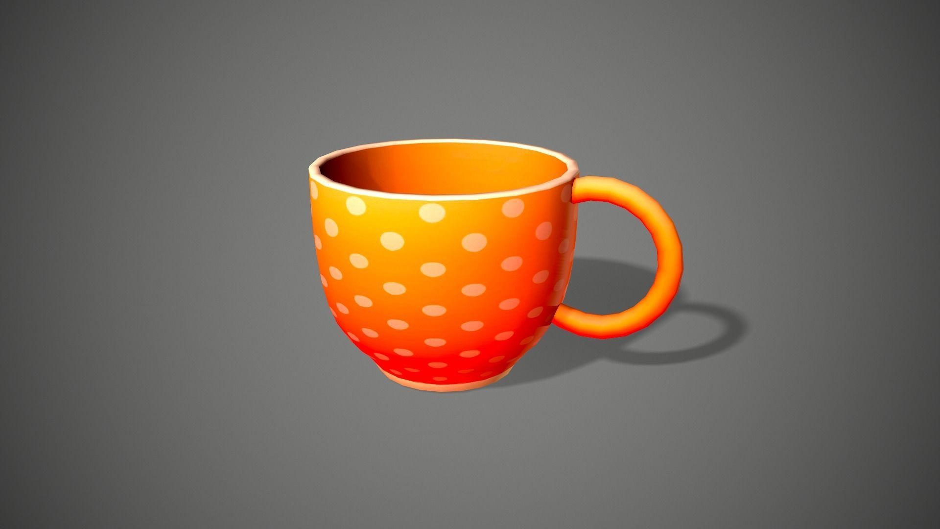 3D model Stylized Cup Colored VR / AR / low-poly | CGTrader
