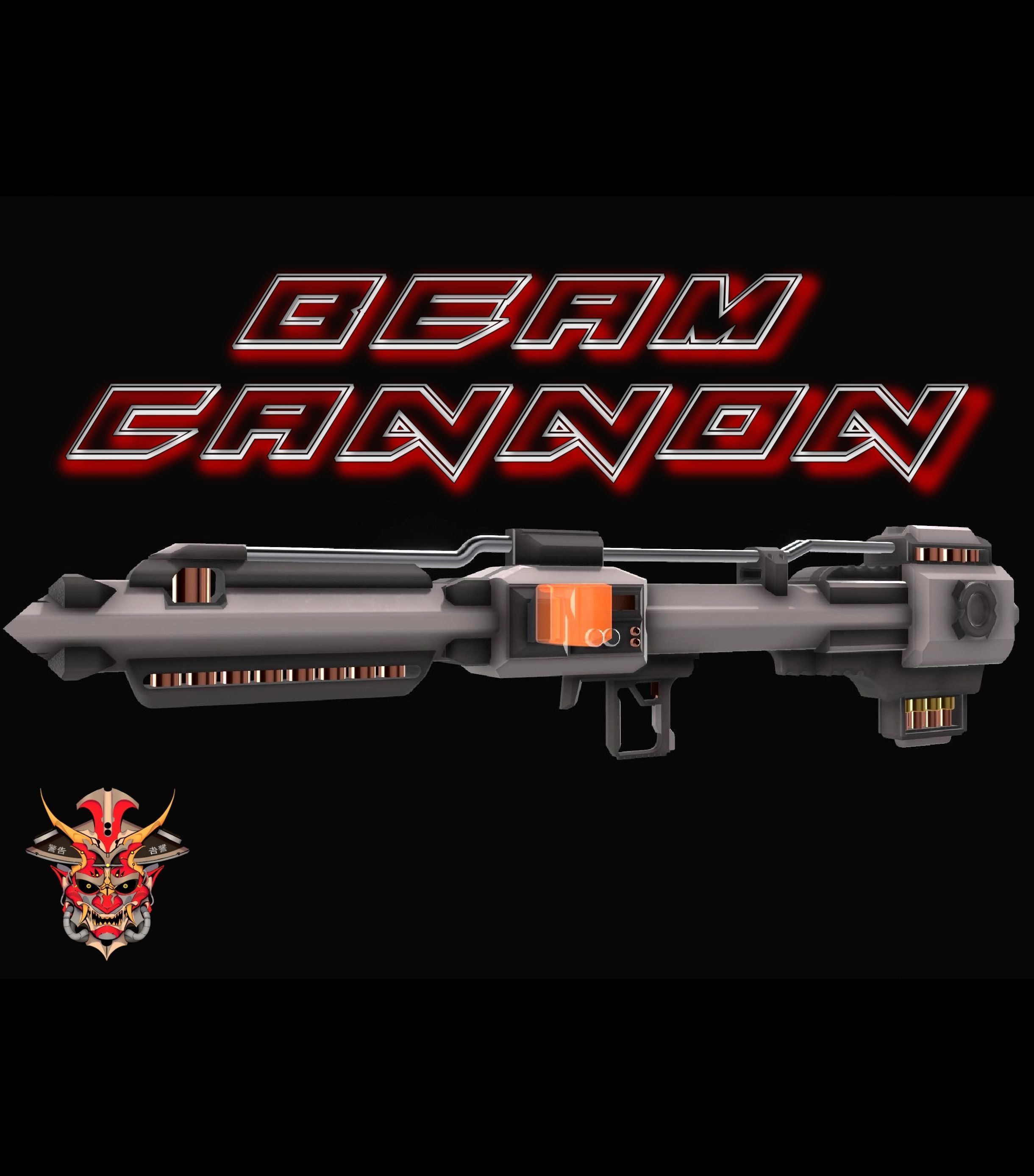 Beam Cannon 3D model 3D printable | CGTrader