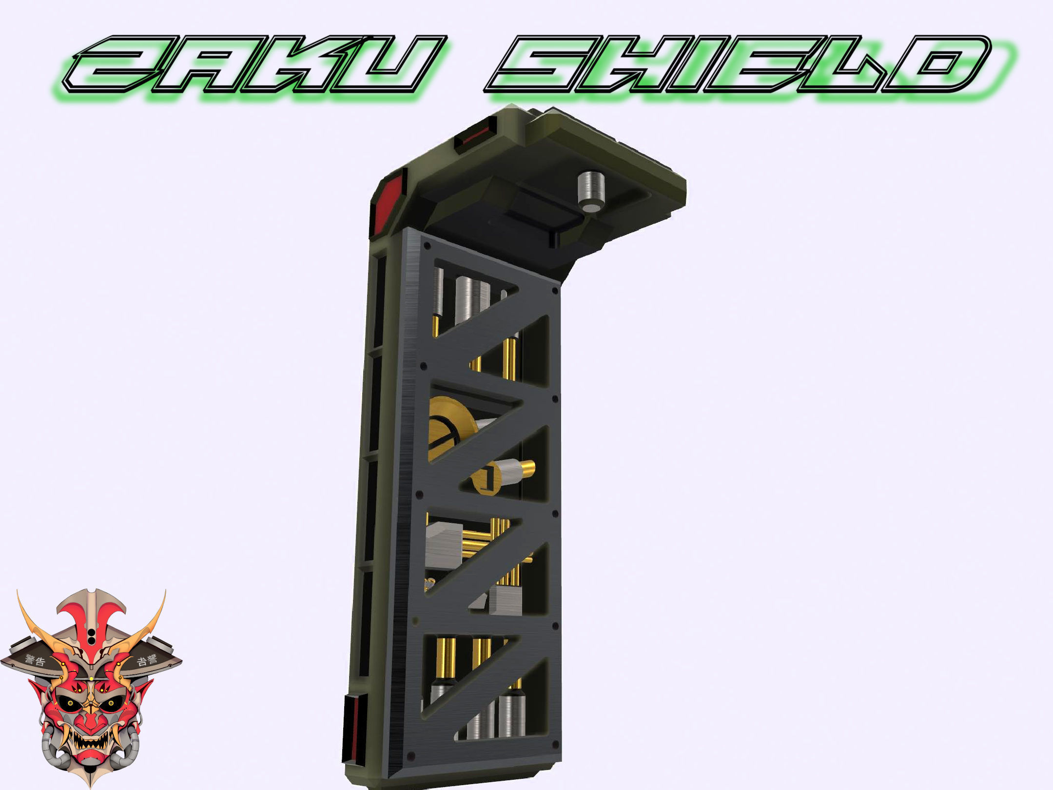 Zaku Shield 3D model 3D printable | CGTrader