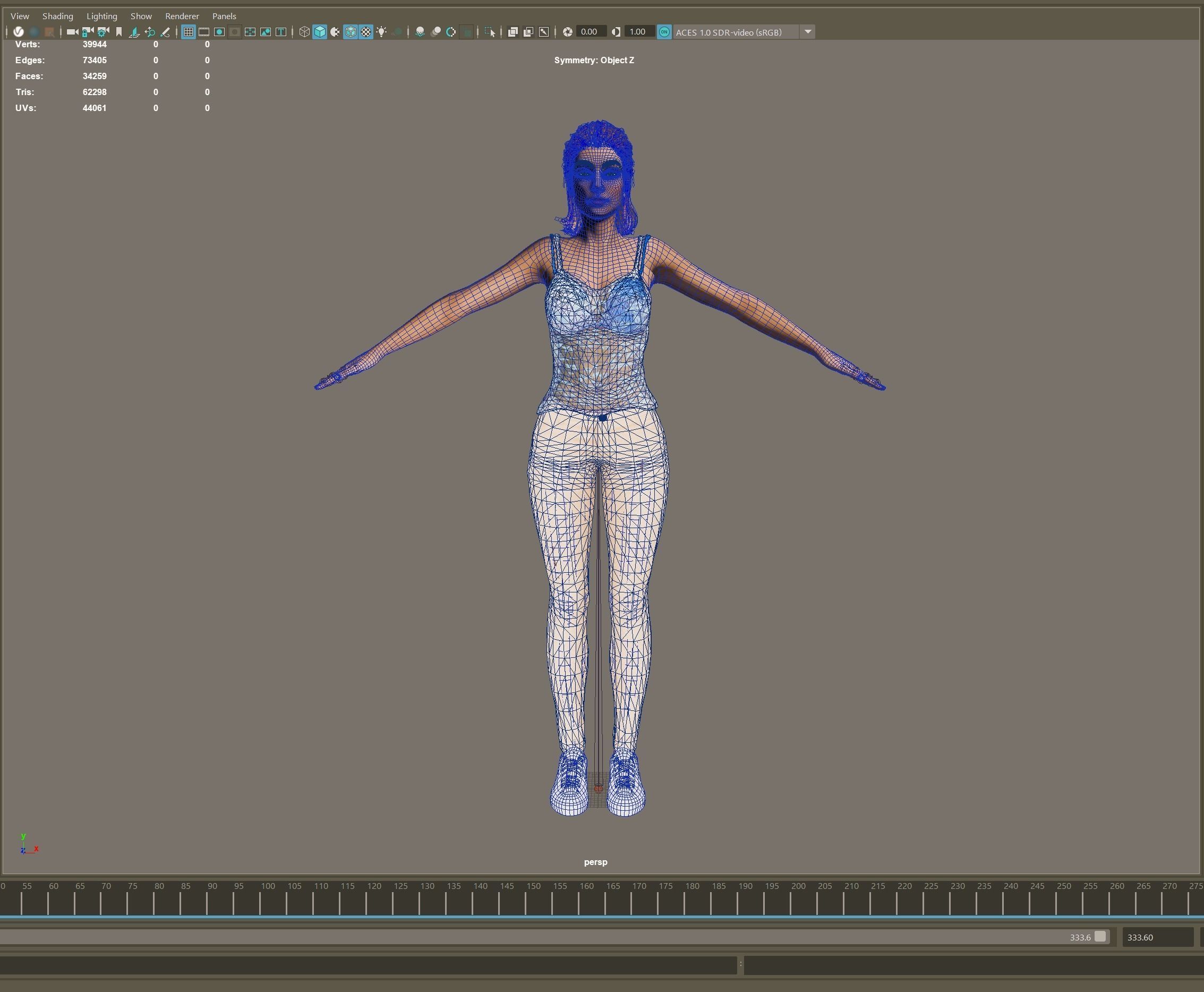 3d character - Dina 3D model animated rigged | CGTrader