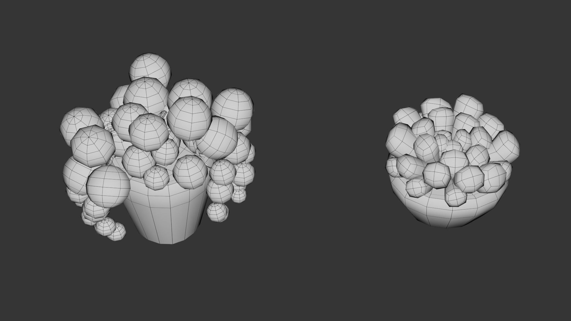 Low Poly Stylized Pot Plants Pack 3D model | CGTrader