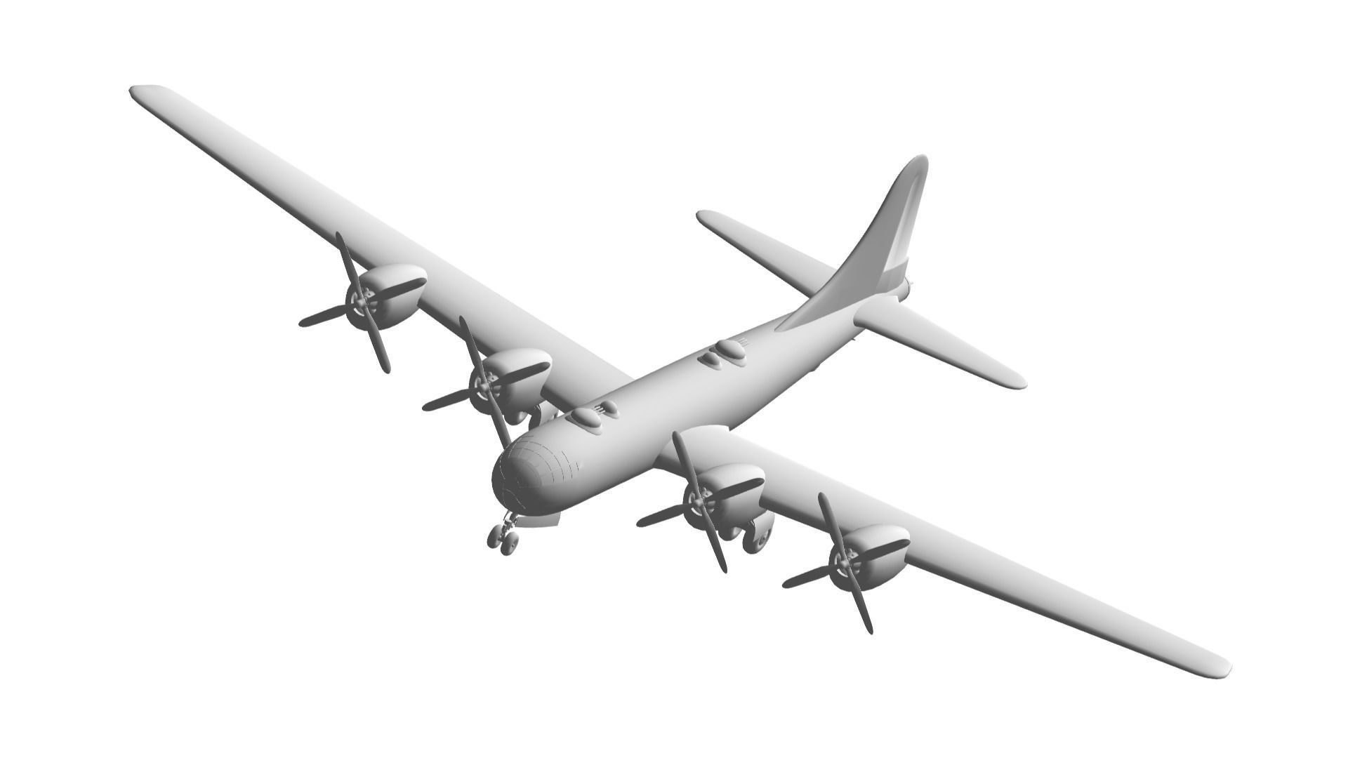 Boeing B-29 Superfortress 3D model | CGTrader