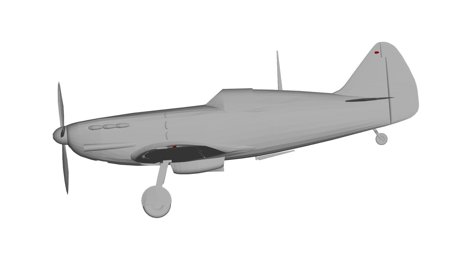 Dewoitine D 520 3D model | CGTrader