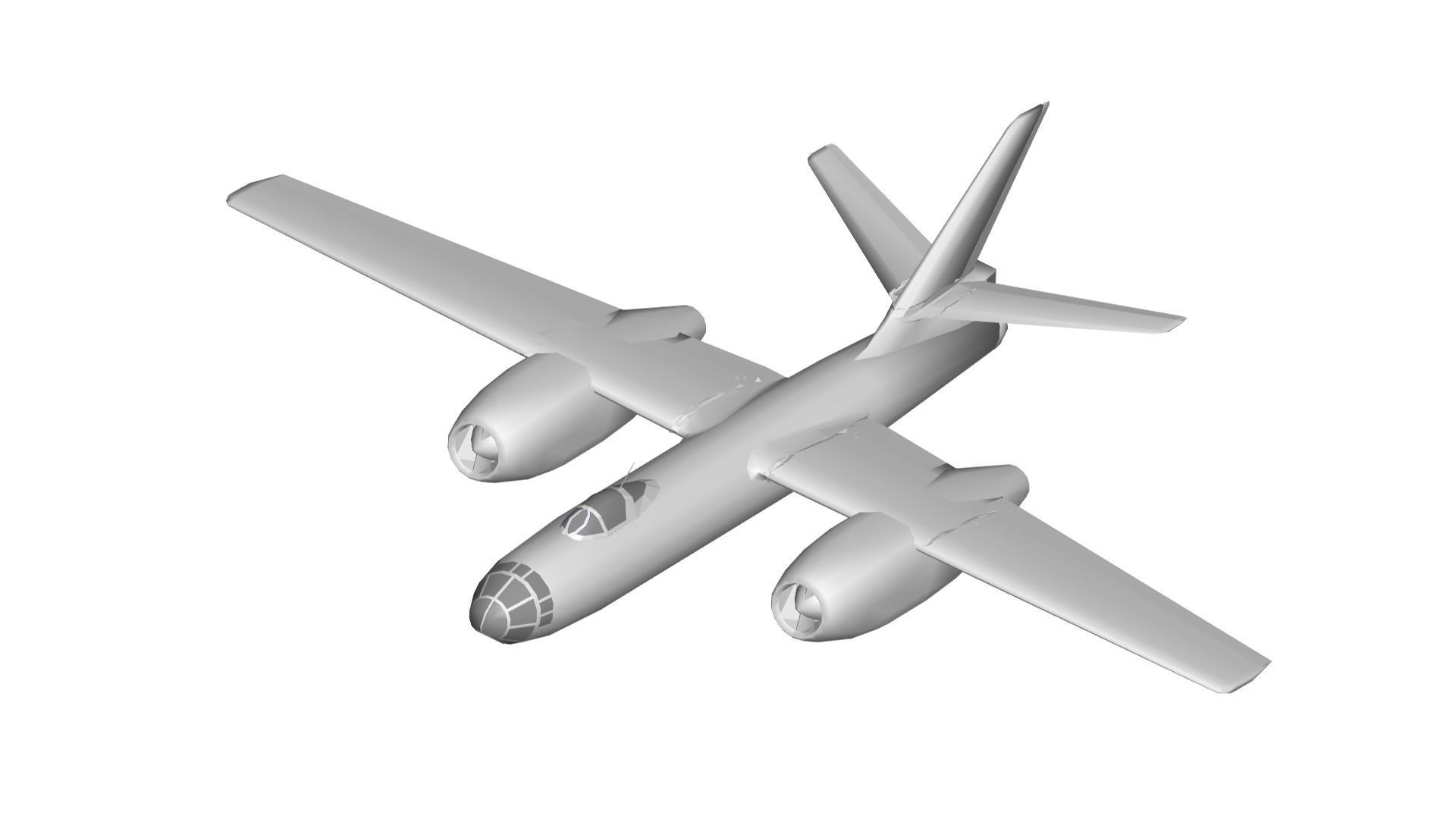 Ilyushin Il-28 3D model | CGTrader