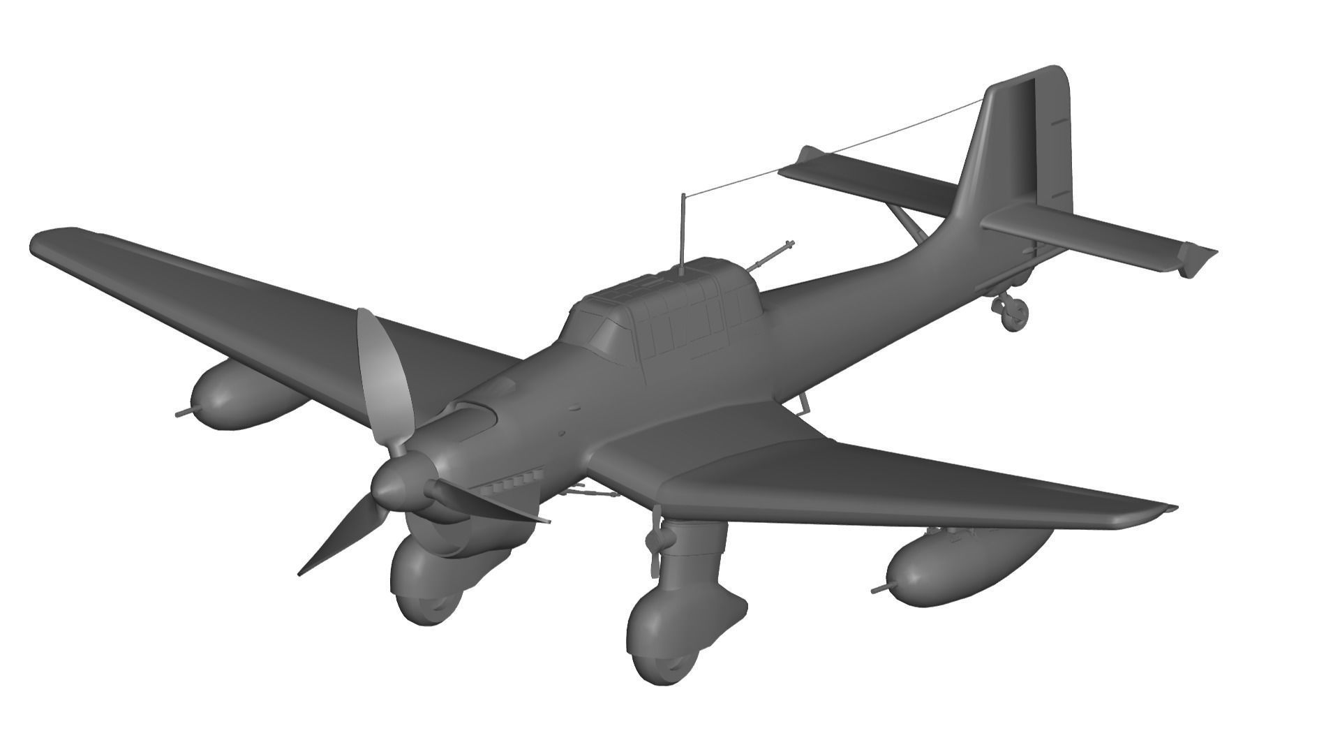Junkers Ju 87 3D model | CGTrader