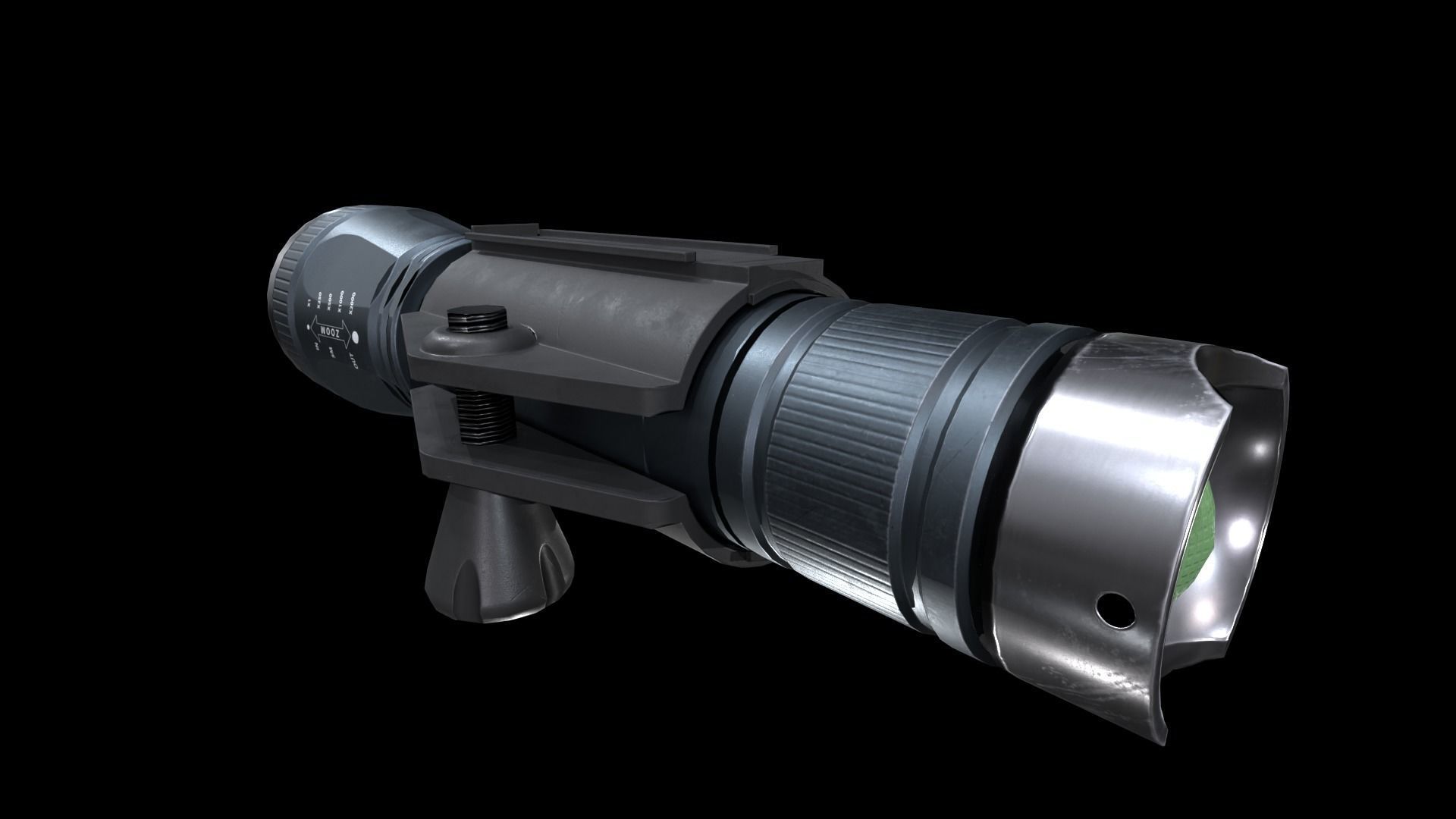 Flashlight B GameReady free VR / AR / low-poly 3D model | CGTrader