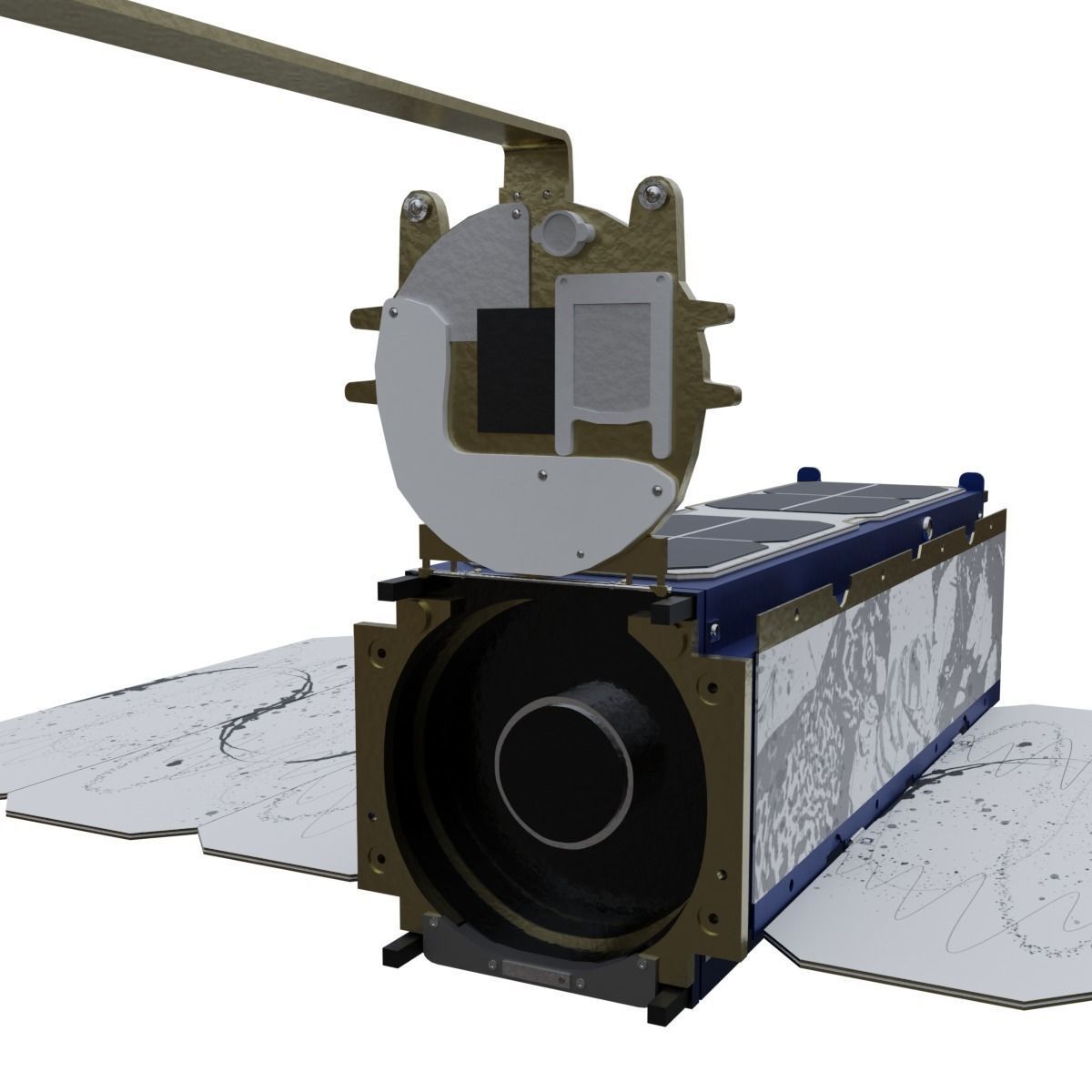 PLANET Dove Cube Satellite free 3D model | CGTrader